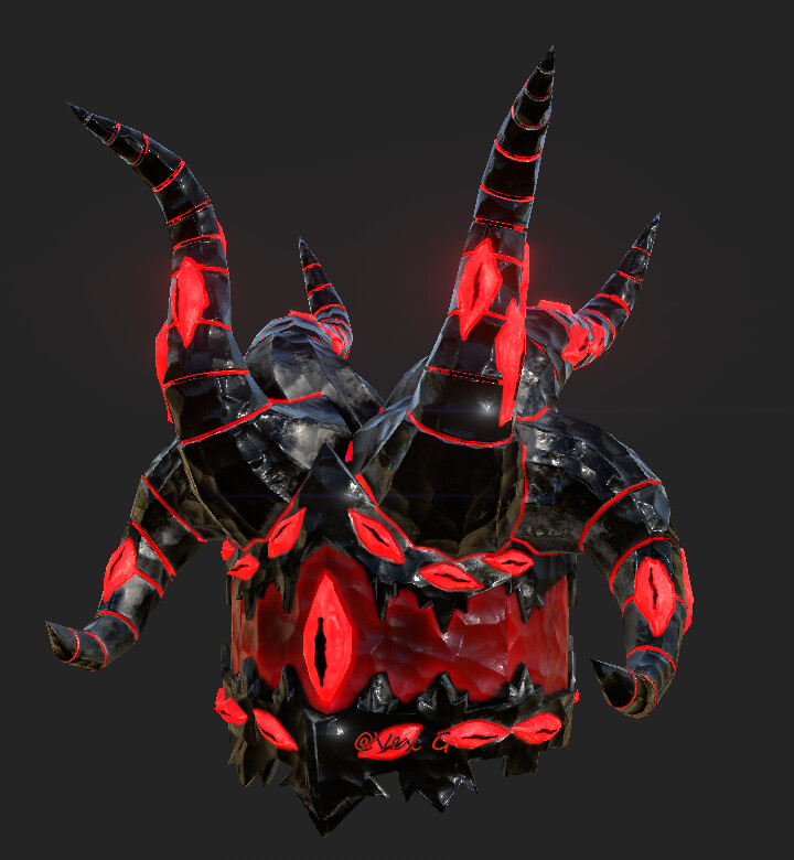 ArtStation - Demon Helm