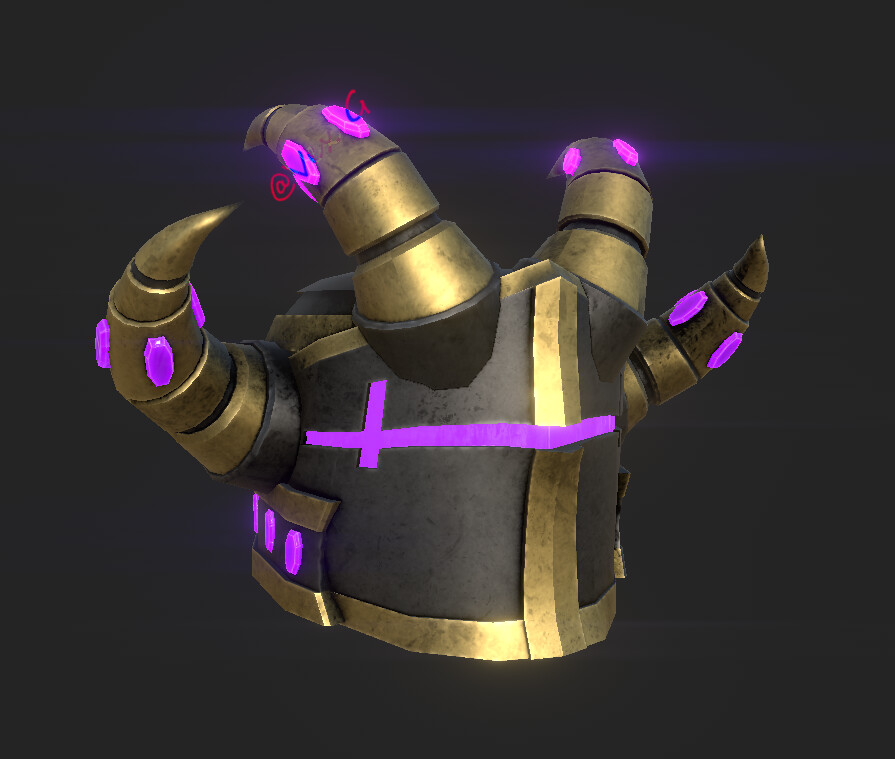 ArtStation - Crystal Knight's Helm