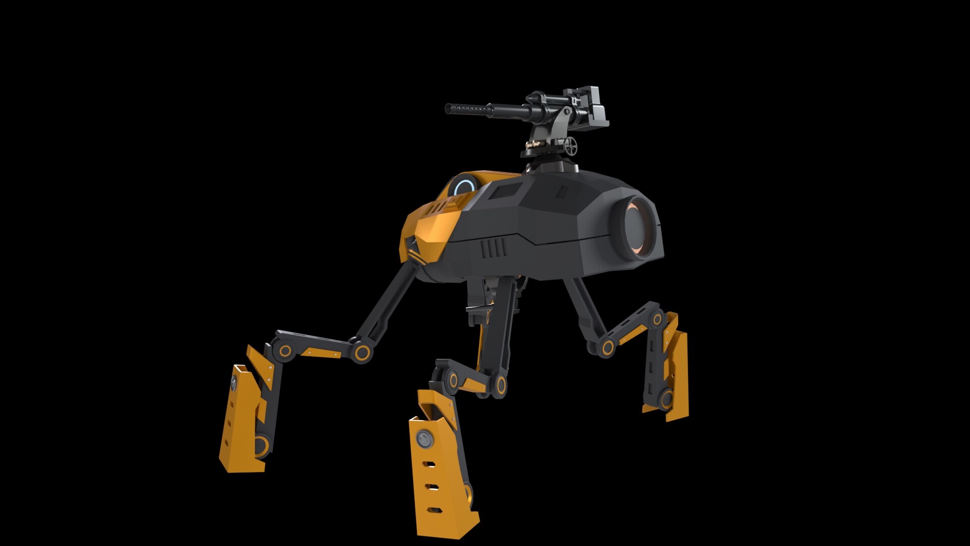 Mandeep Singh - Sci-fi spider robot