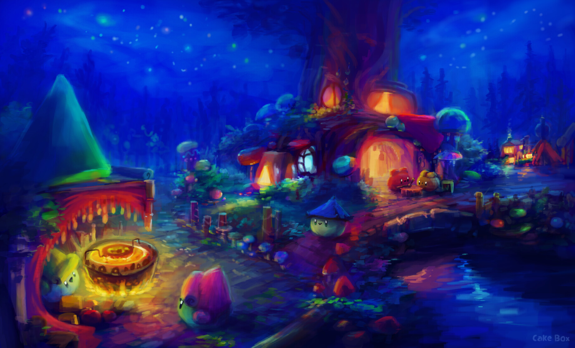 ArtStation - Midnight Forest festival