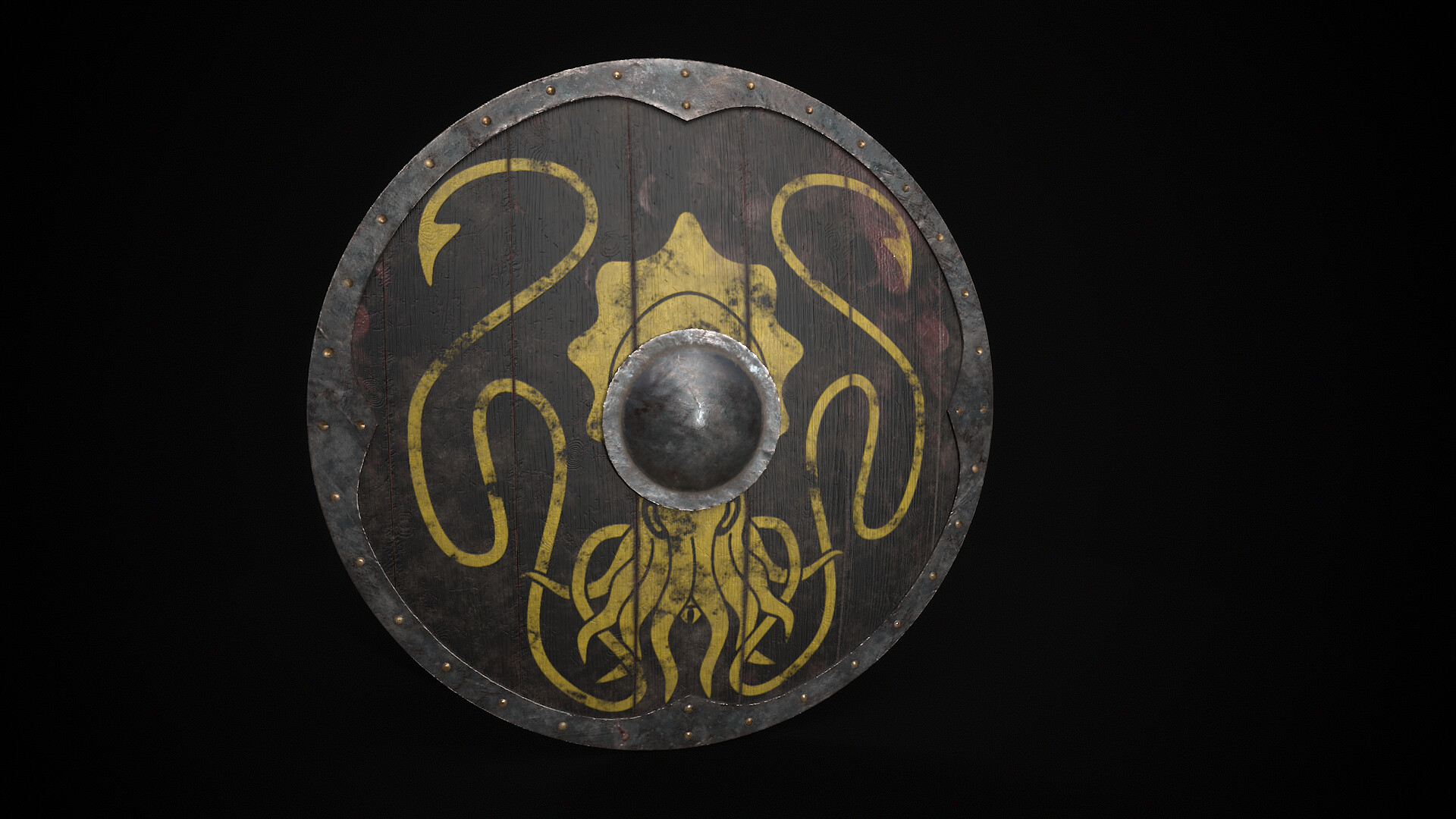 ArtStation - Greyjoy Round Shield