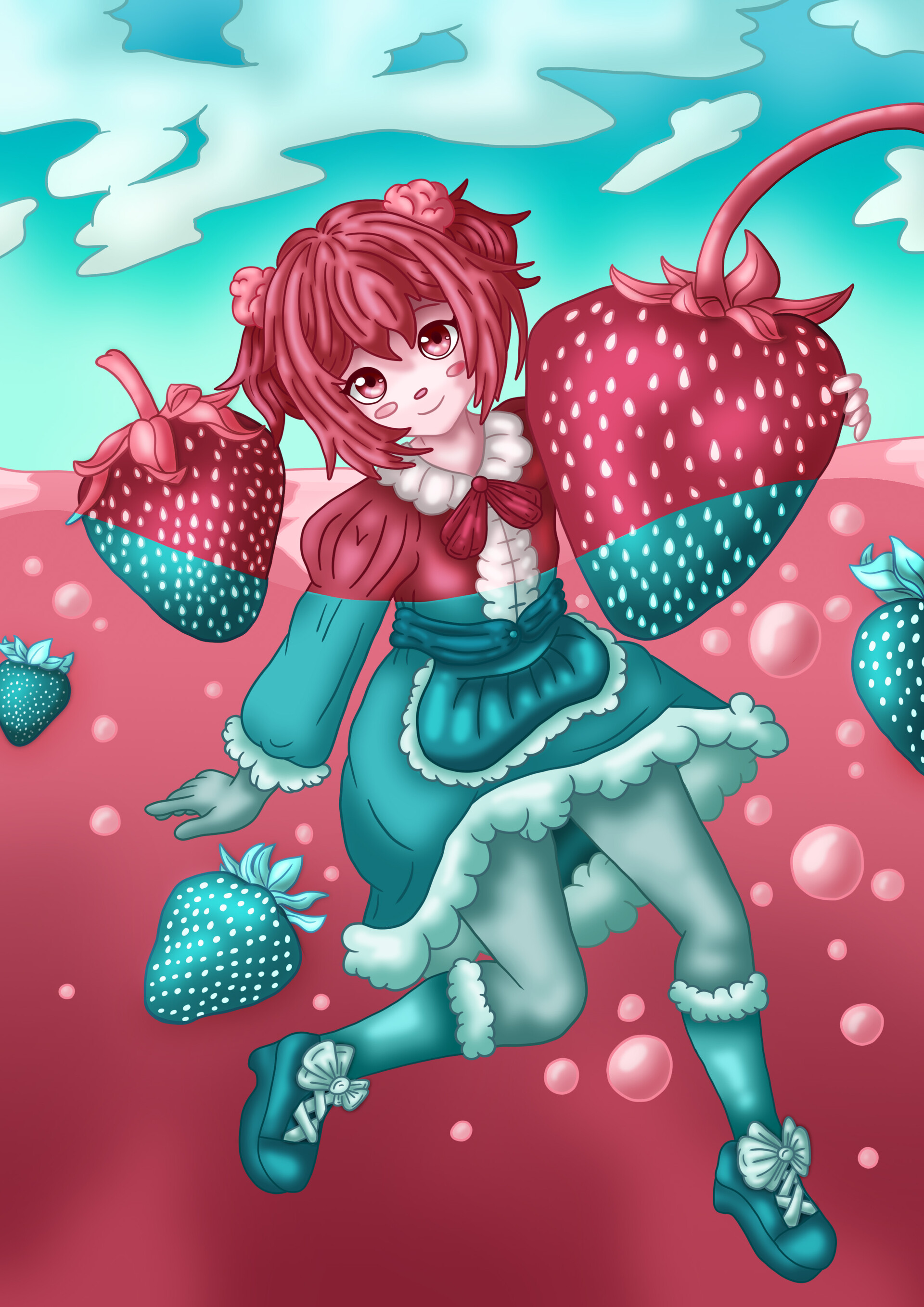 ArtStation - Strawberry girl