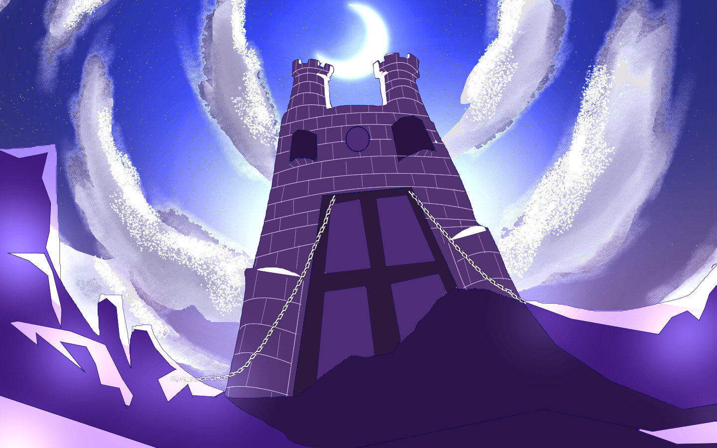 ArtStation - Moon castle