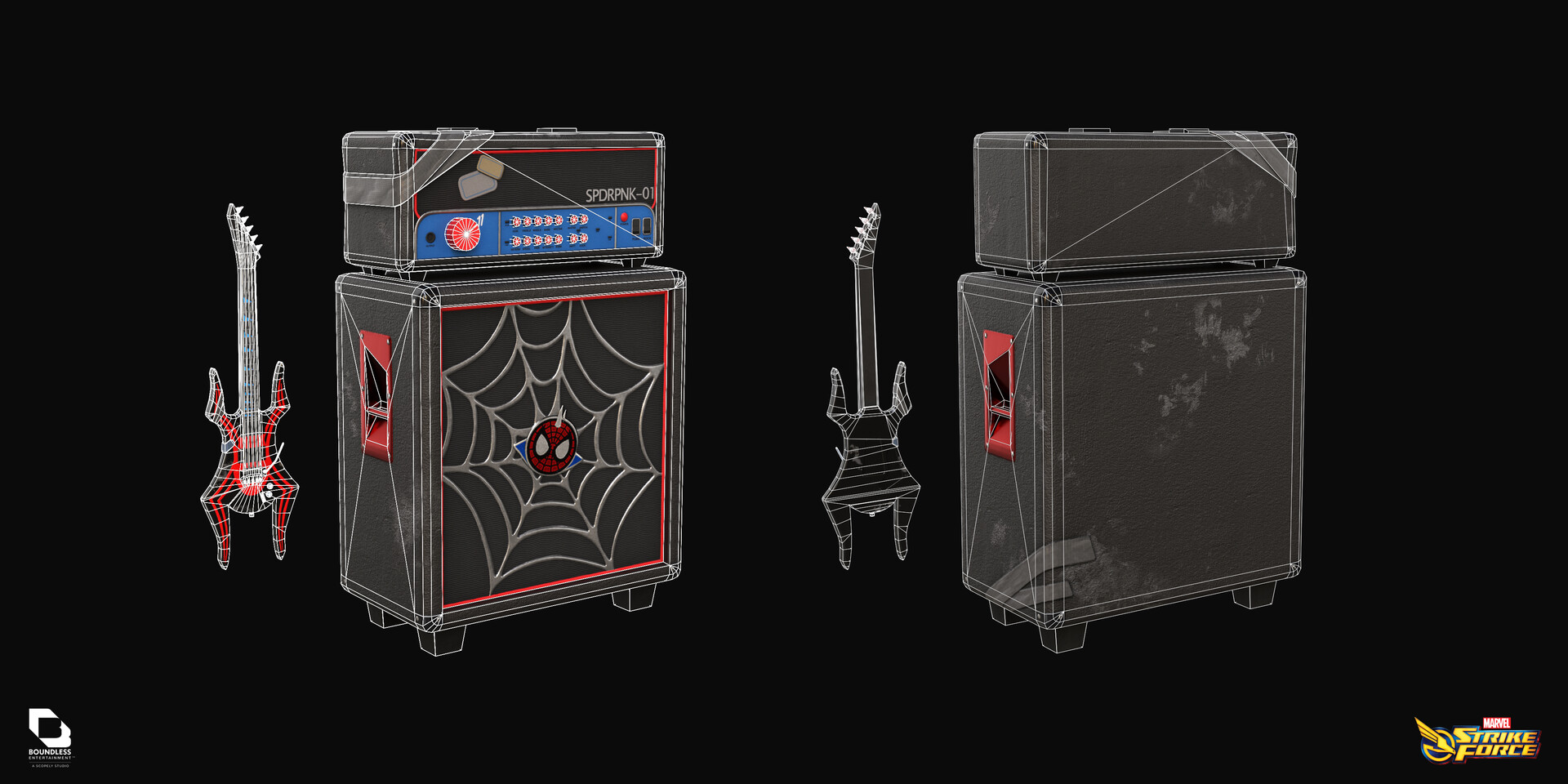 Jonathan Flanders - Marvel Strike Force - Spiderpunk