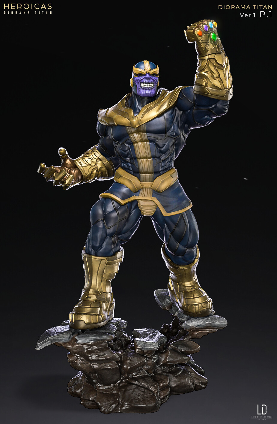 ArtStation - Thanos - Diorama - 3D Print