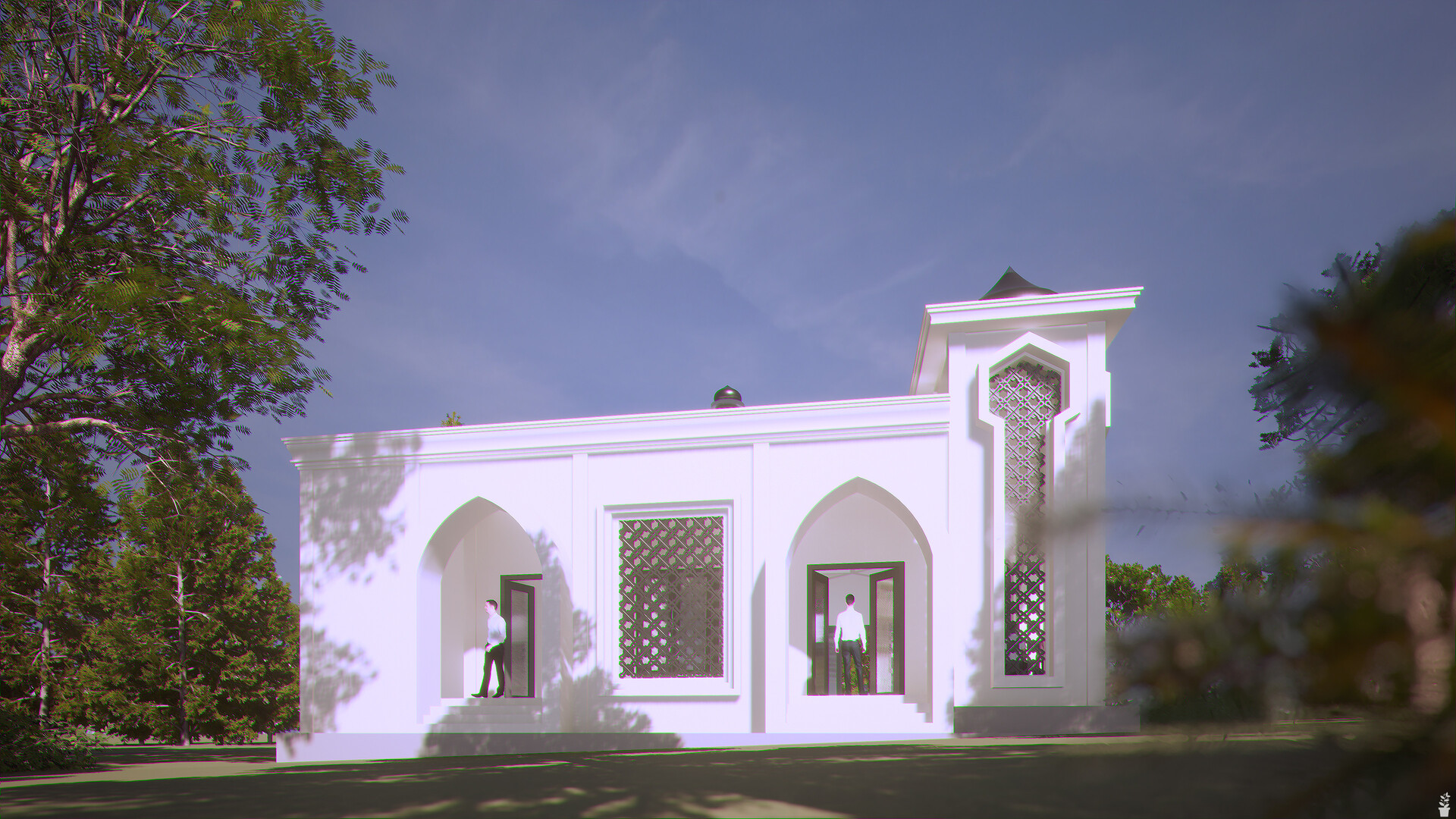 beautiful small mosque