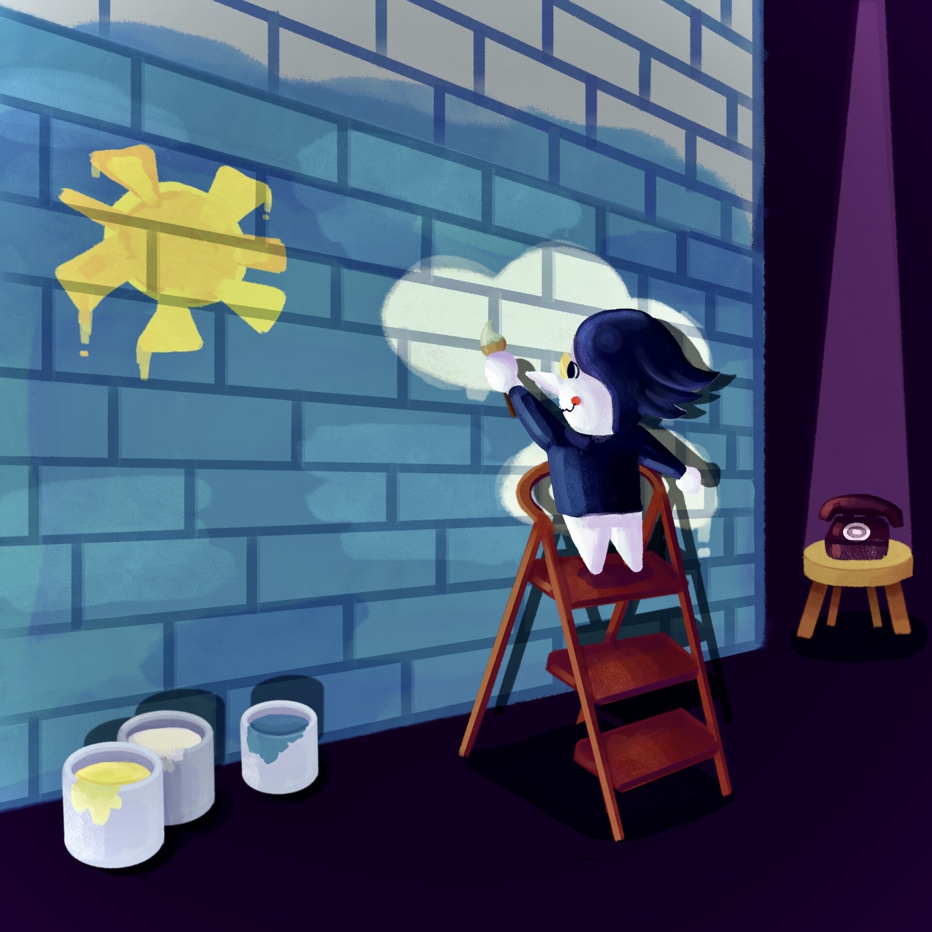 ArtStation - Spamton Style Study