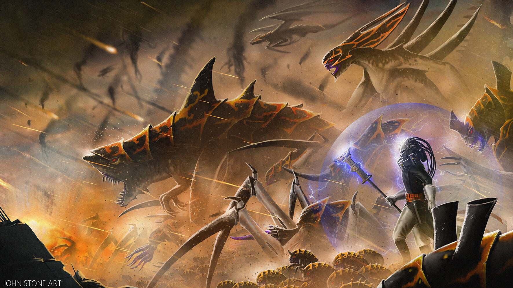 ArtStation - Saber Teeth Swarm