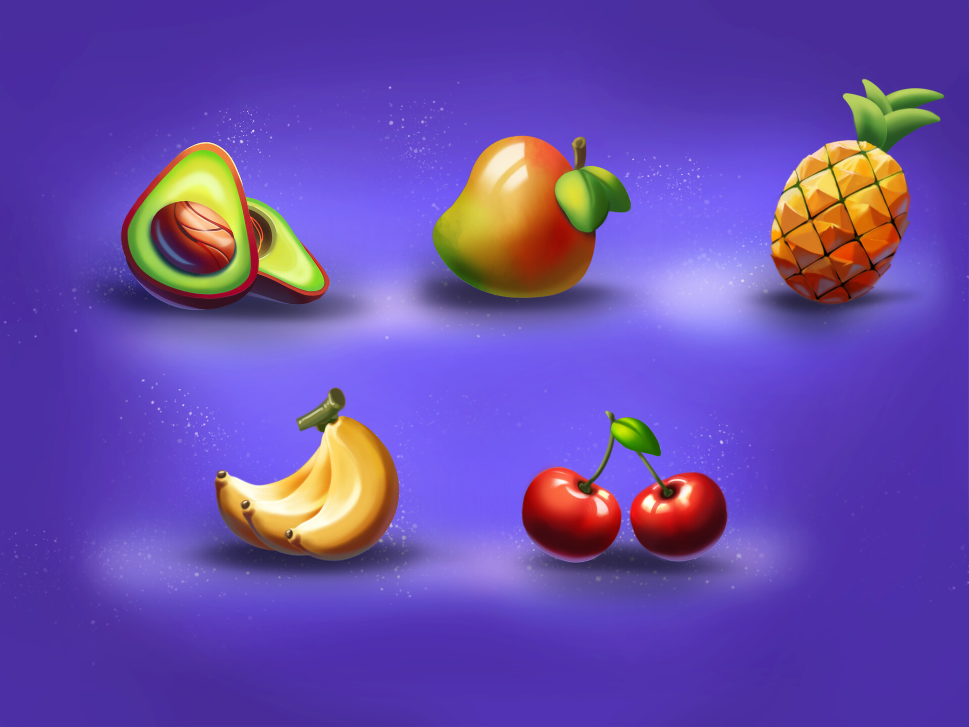 ArtStation - Fruit octopus.