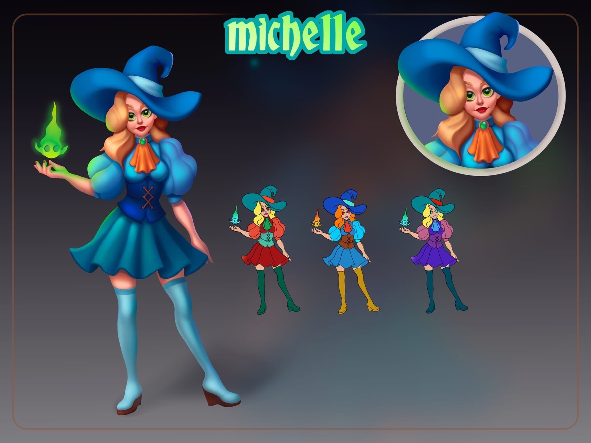 ArtStation - Witch michelle