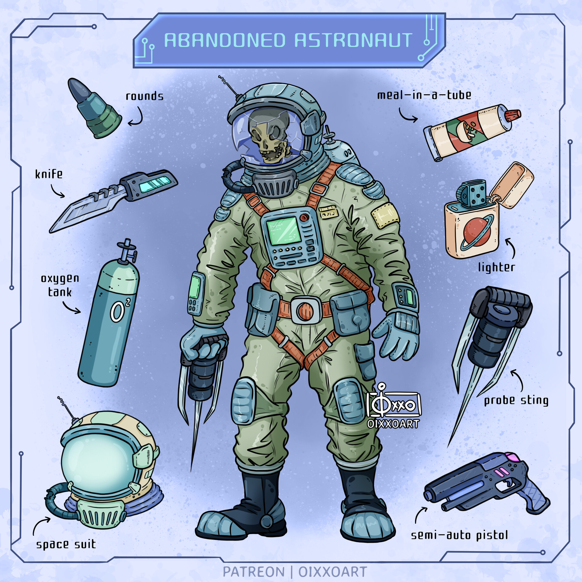Astronaut Oxygen Tank