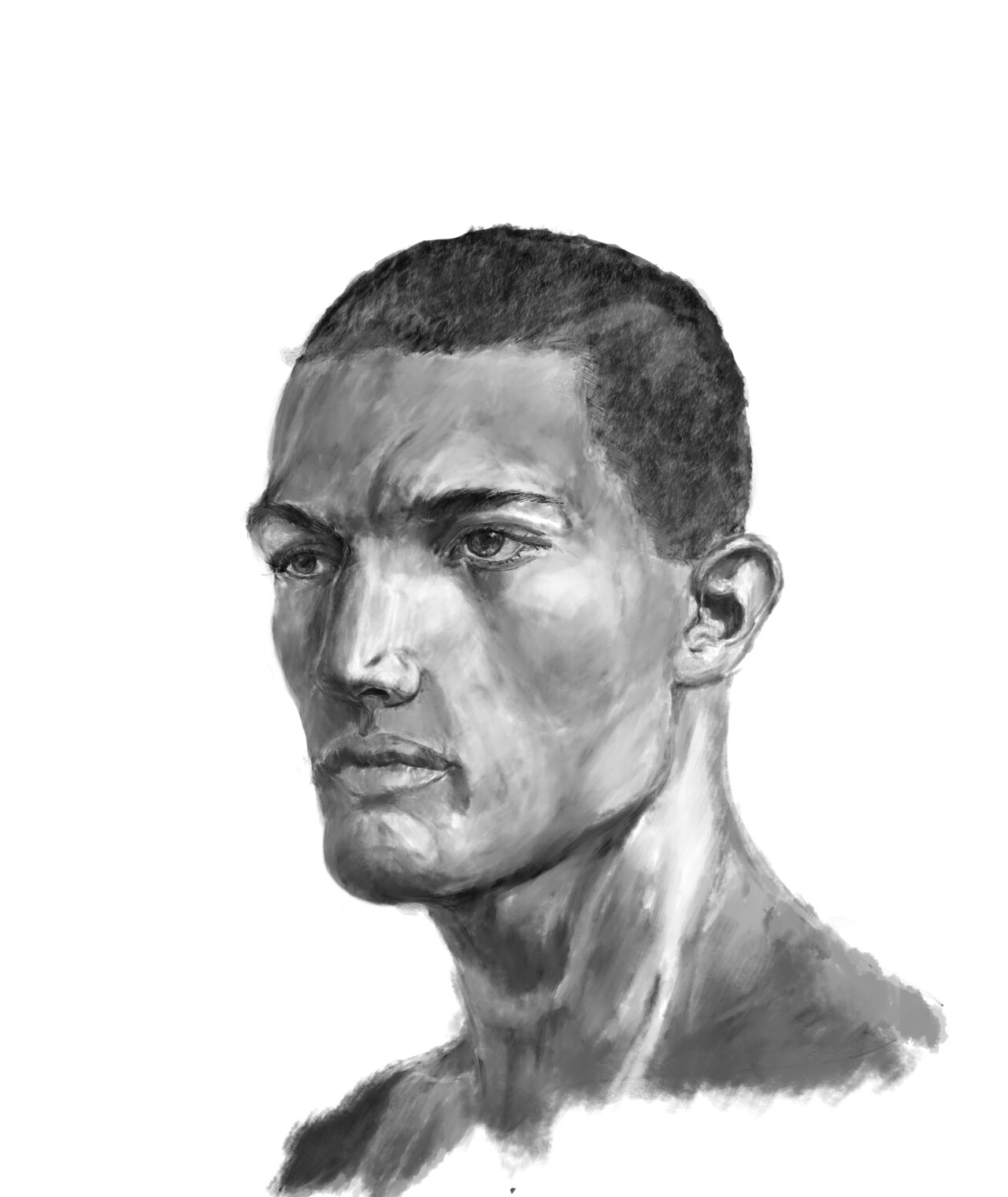 ArtStation - Unfinished portrait