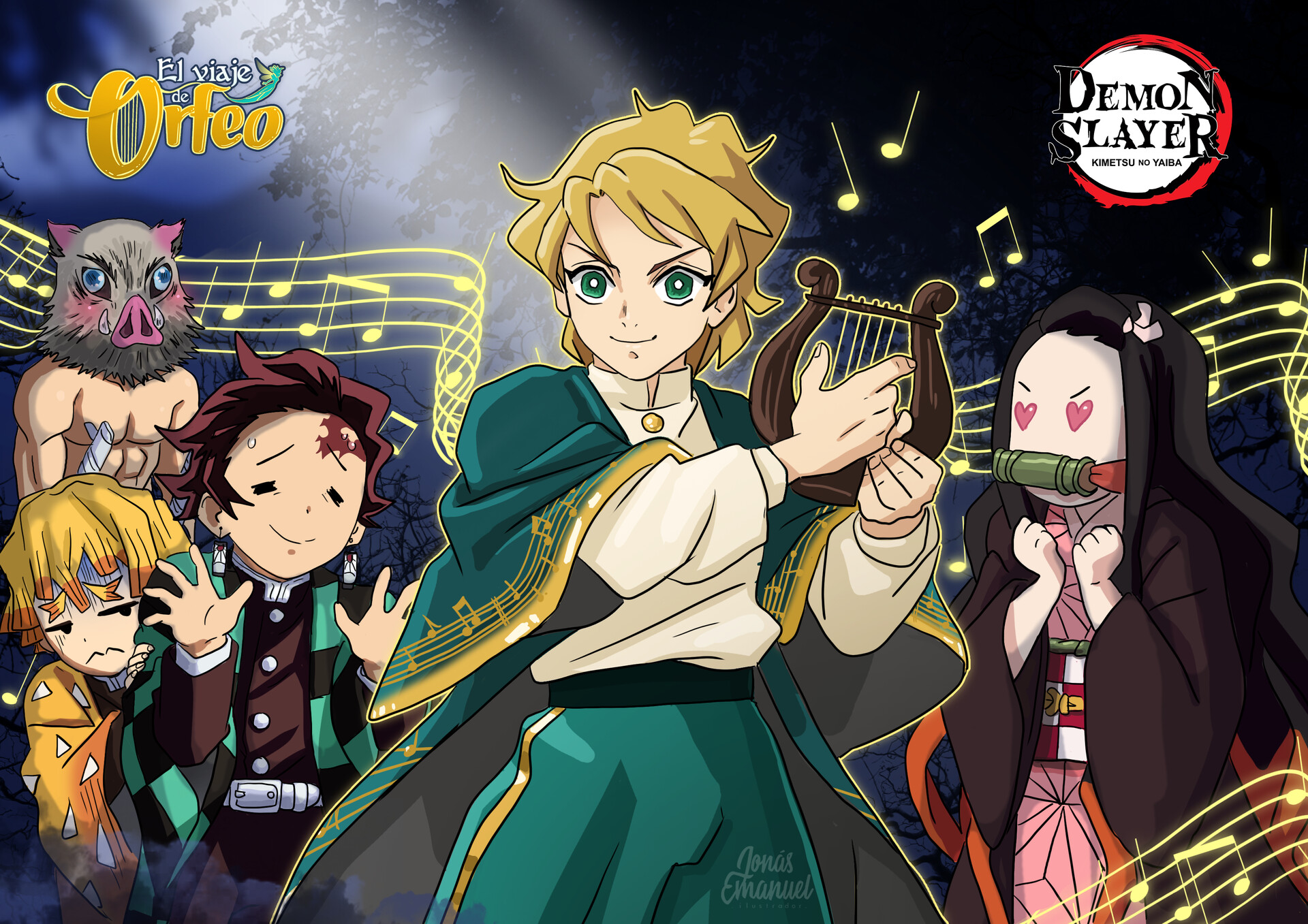 ArtStation - Orfeo in Kimetsu no Yaiba