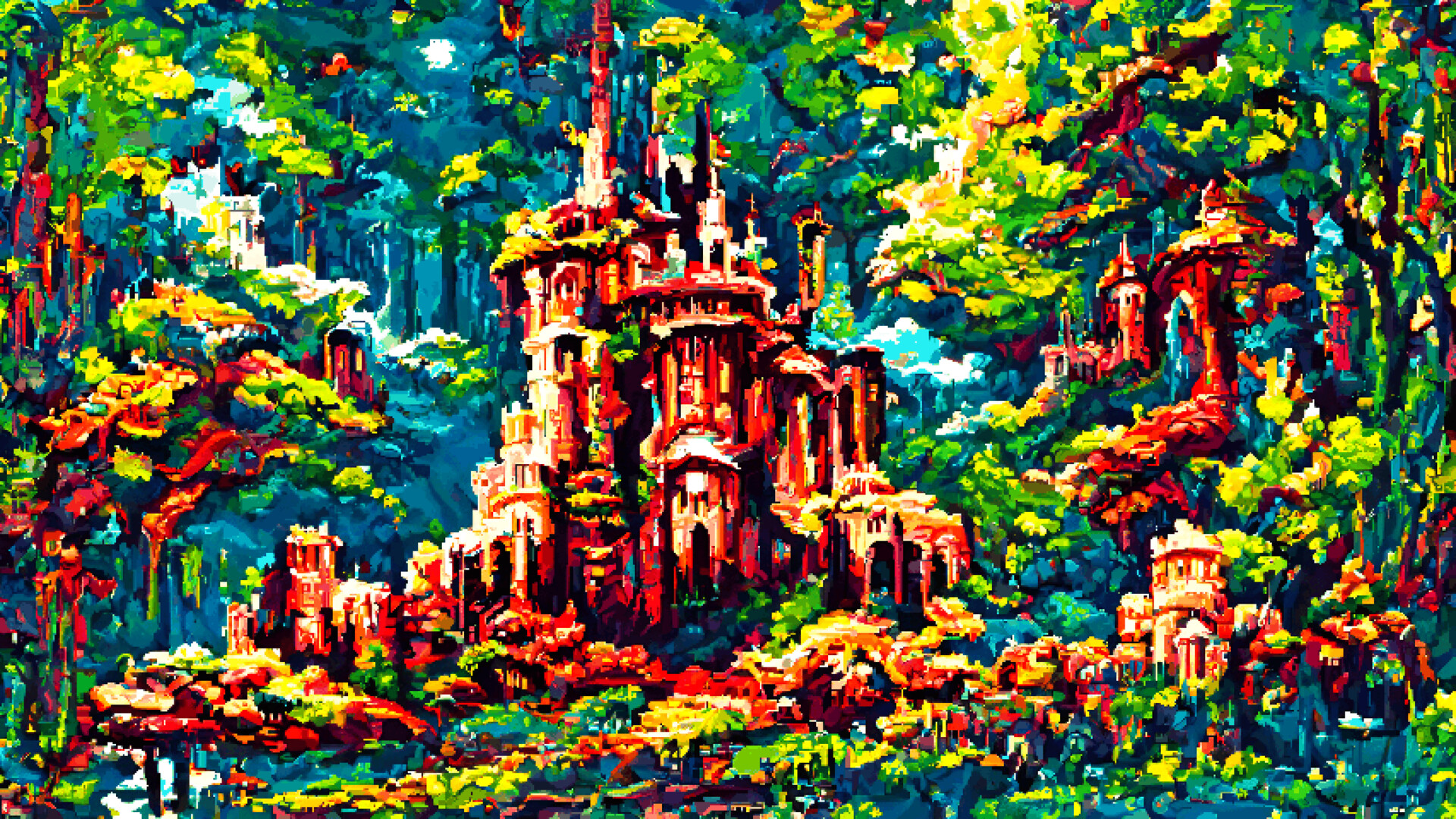 seedmole - Fantasy Castle Collection [Pixel Art Diffusion]