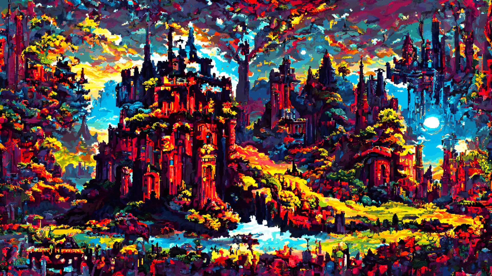 seedmole - Fantasy Castle Collection [Pixel Art Diffusion]