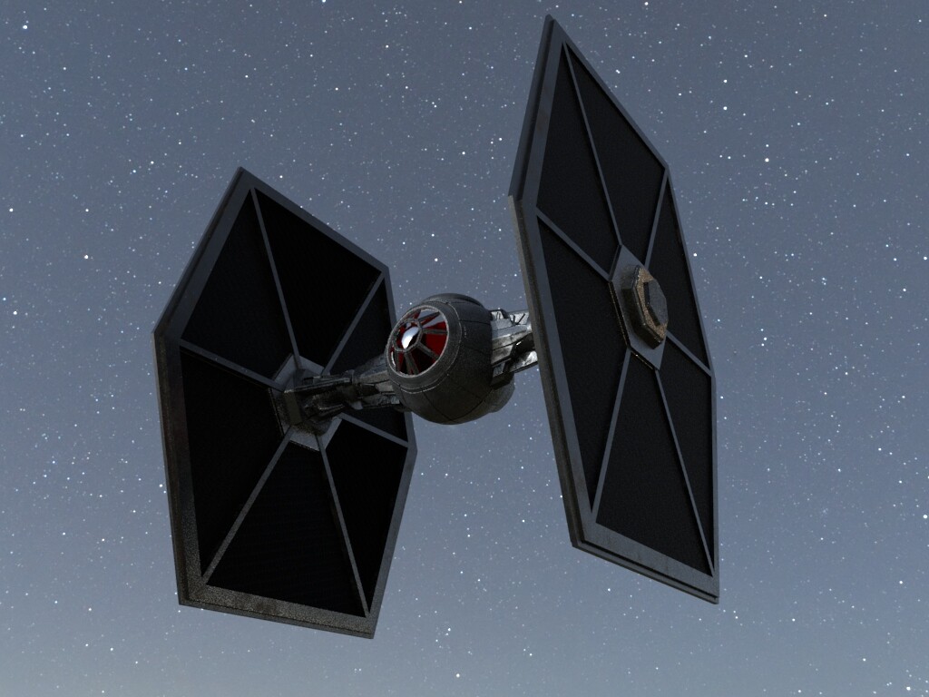 ArtStation - Tie Fighter
