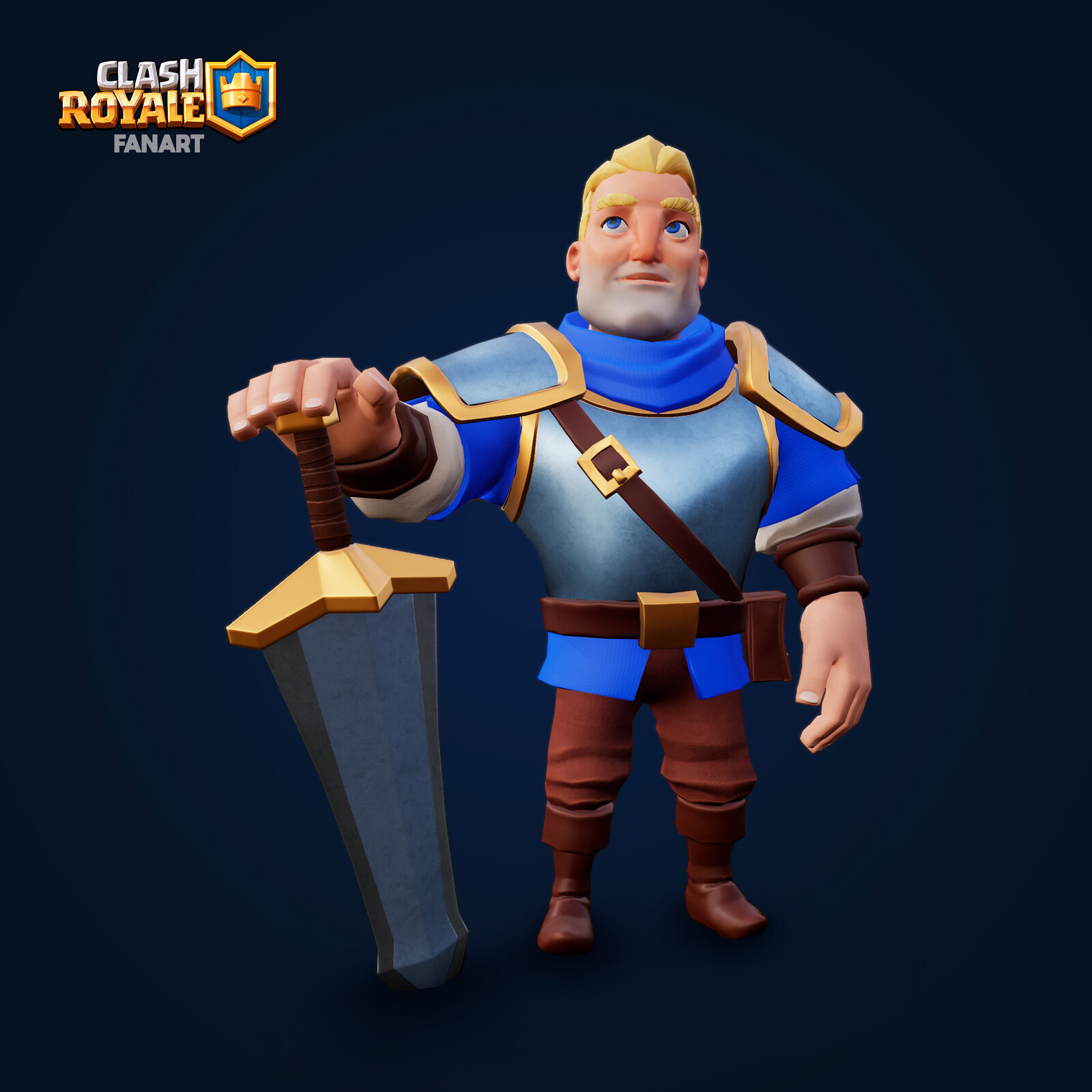 Rubén Rey - Clash Royale Soldier - Fan Art
