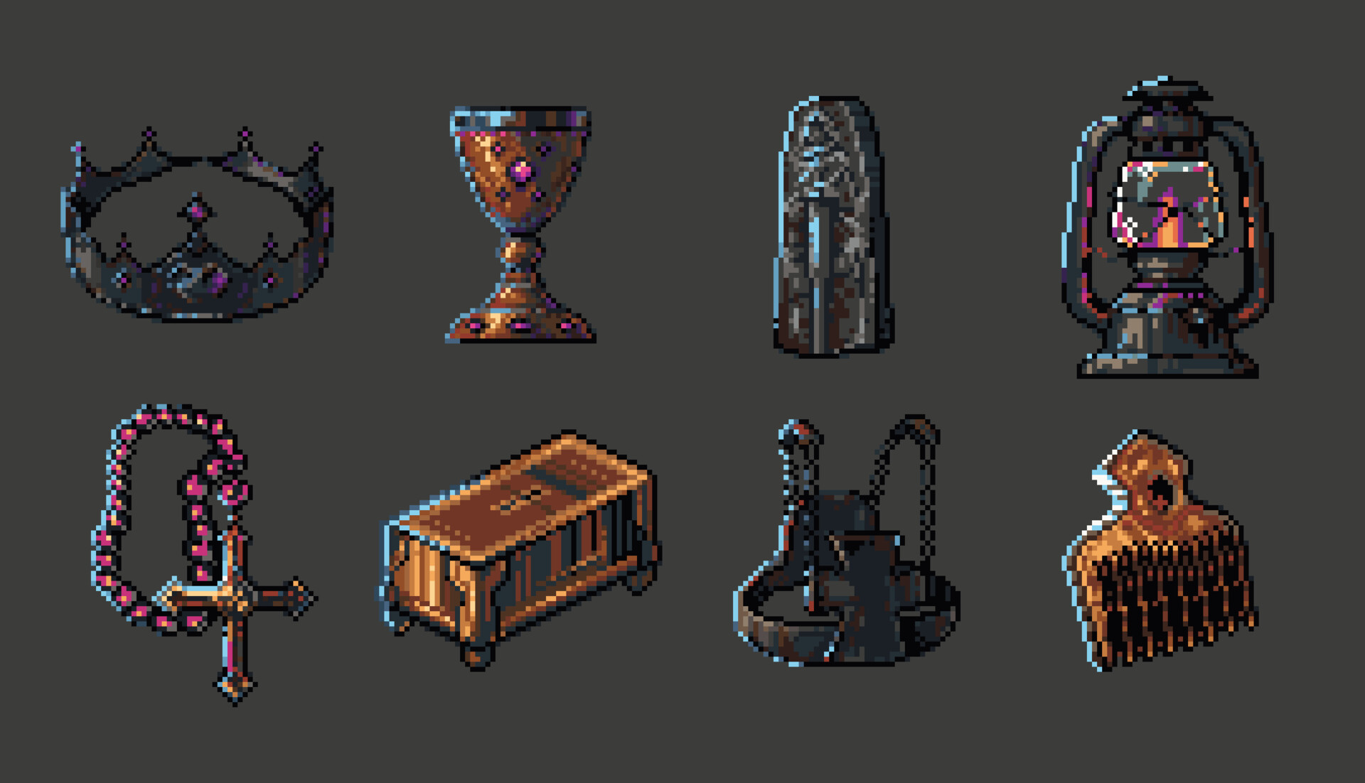 ArtStation - Dark fantasy items