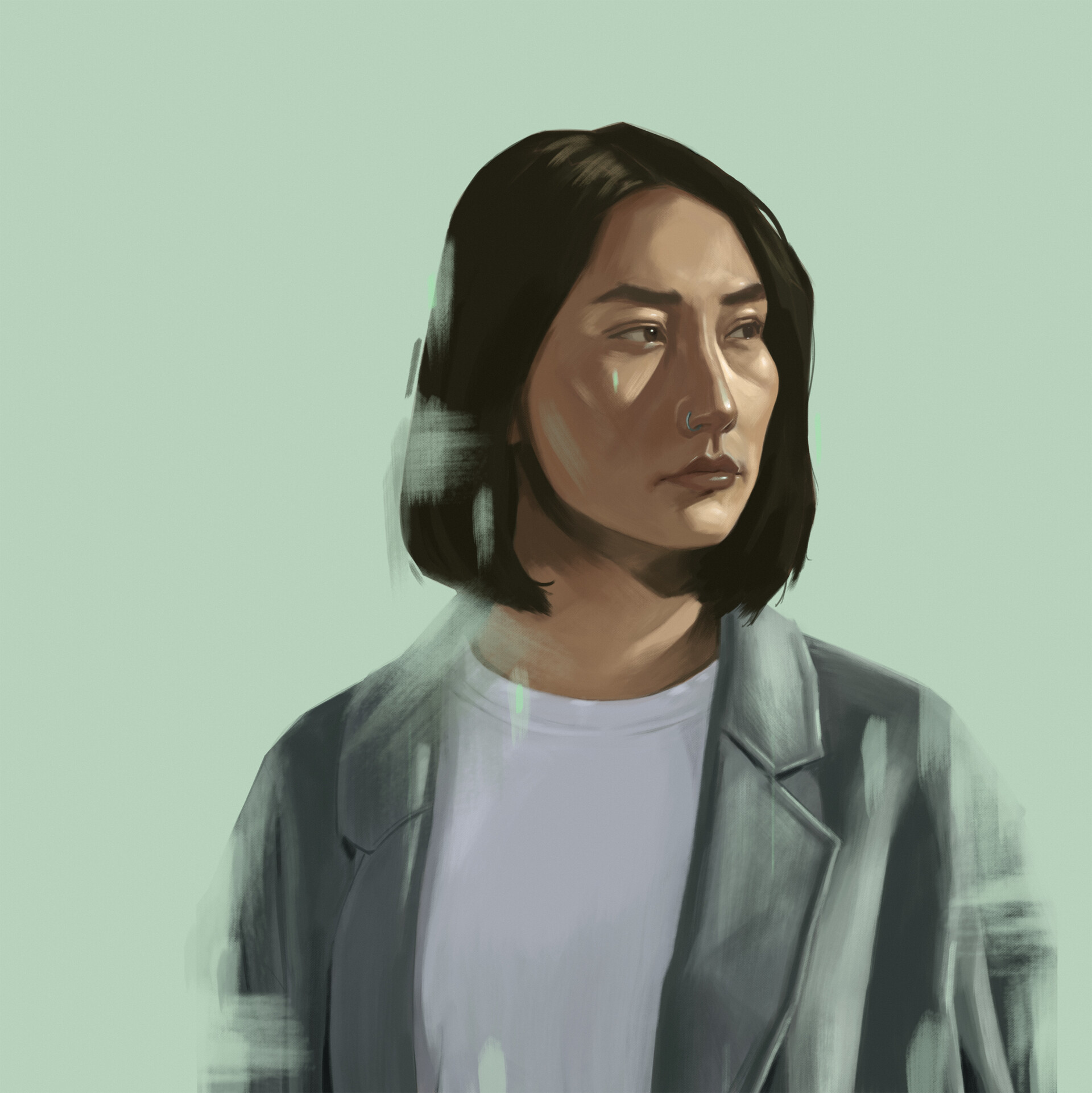 ArtStation - Digital Portrait Study