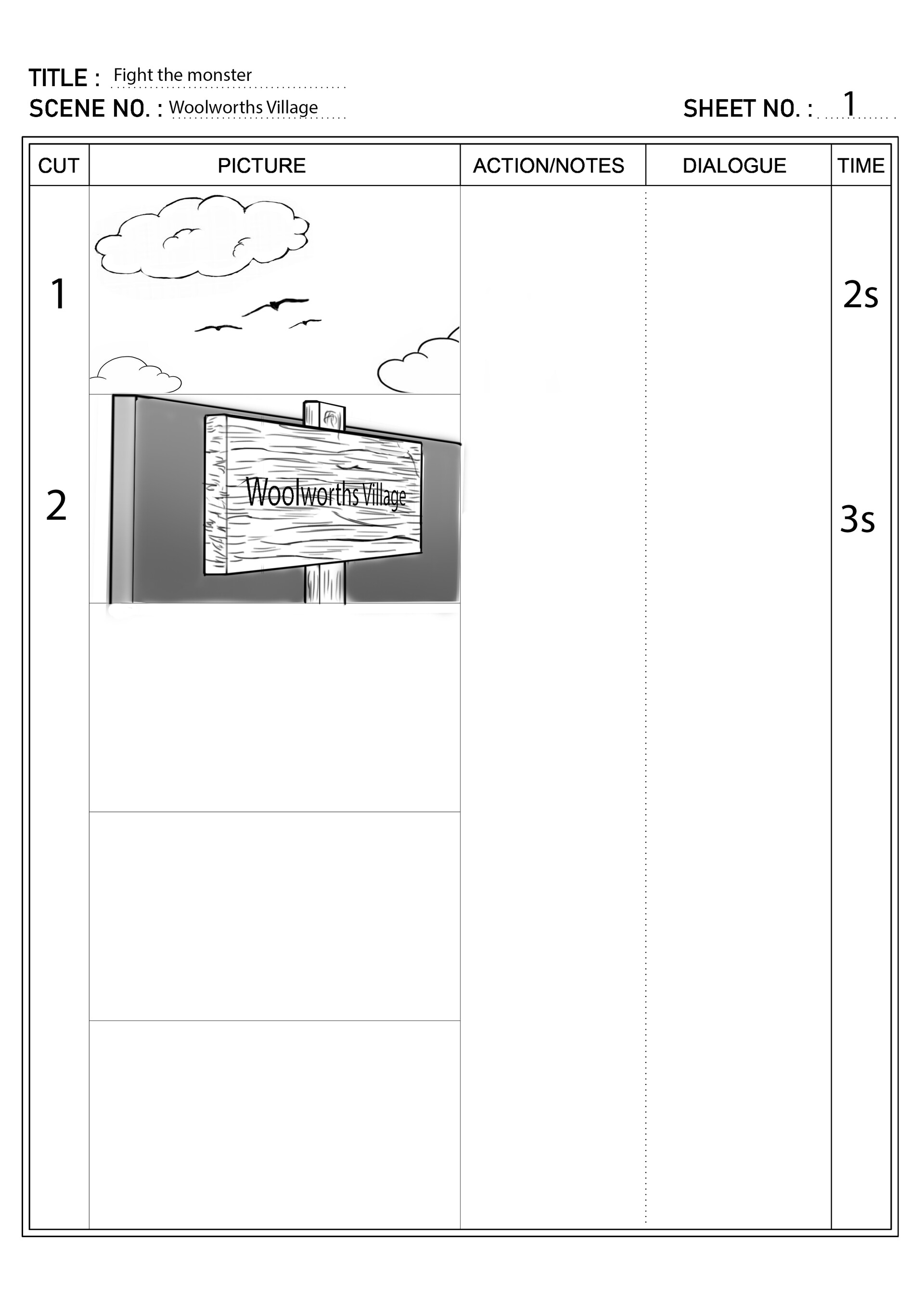 ArtStation - SEM 4 Story Board