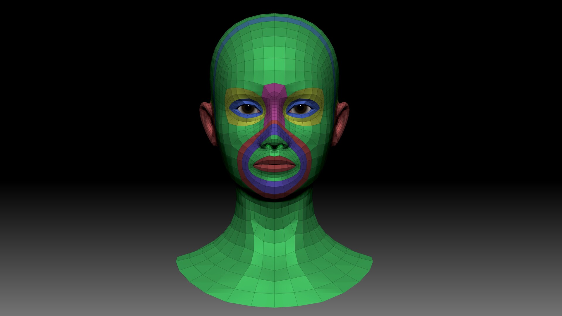artistic_engineer - Female Head Base Mesh (Bust)