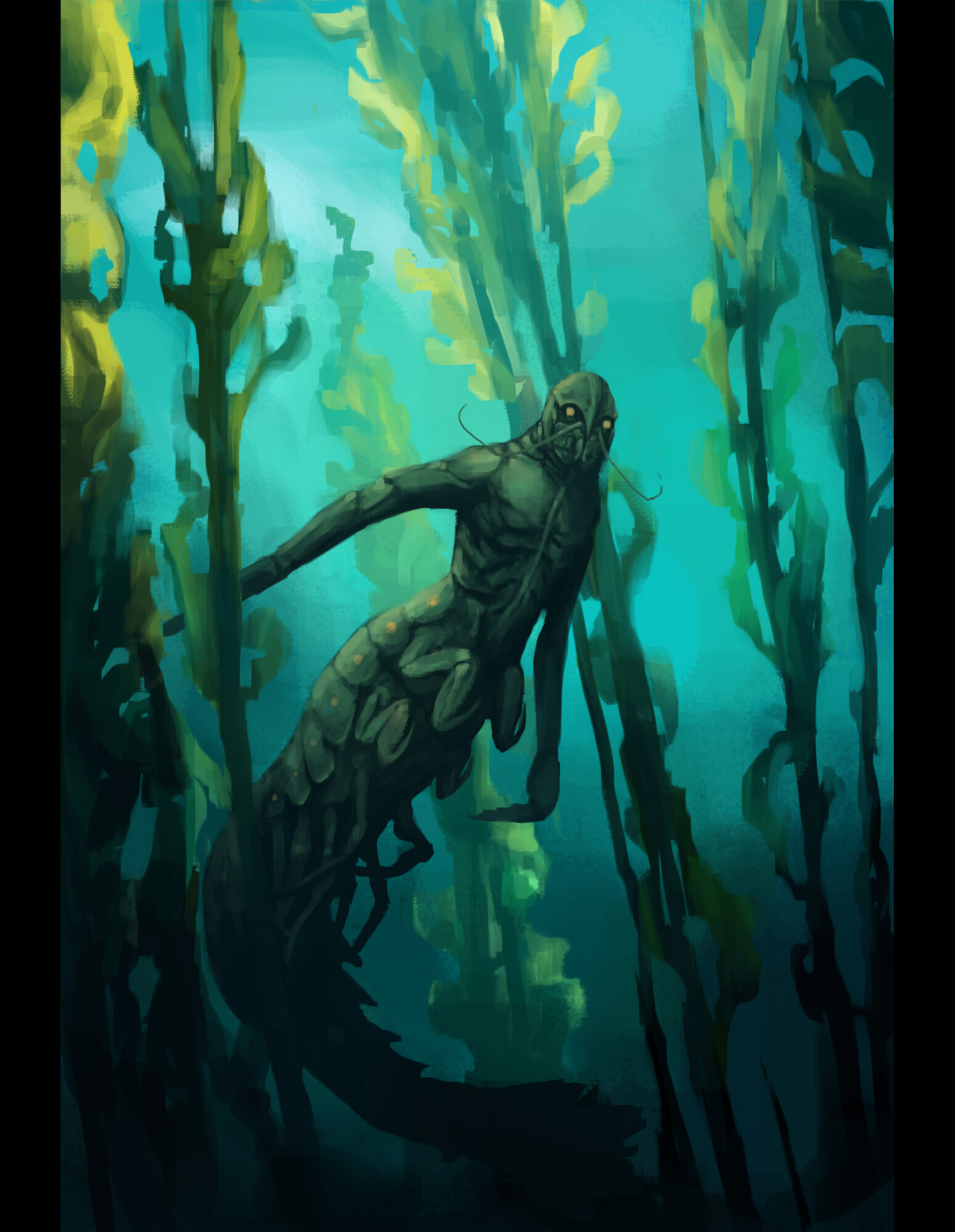 ArtStation - Crustacean mermaid
