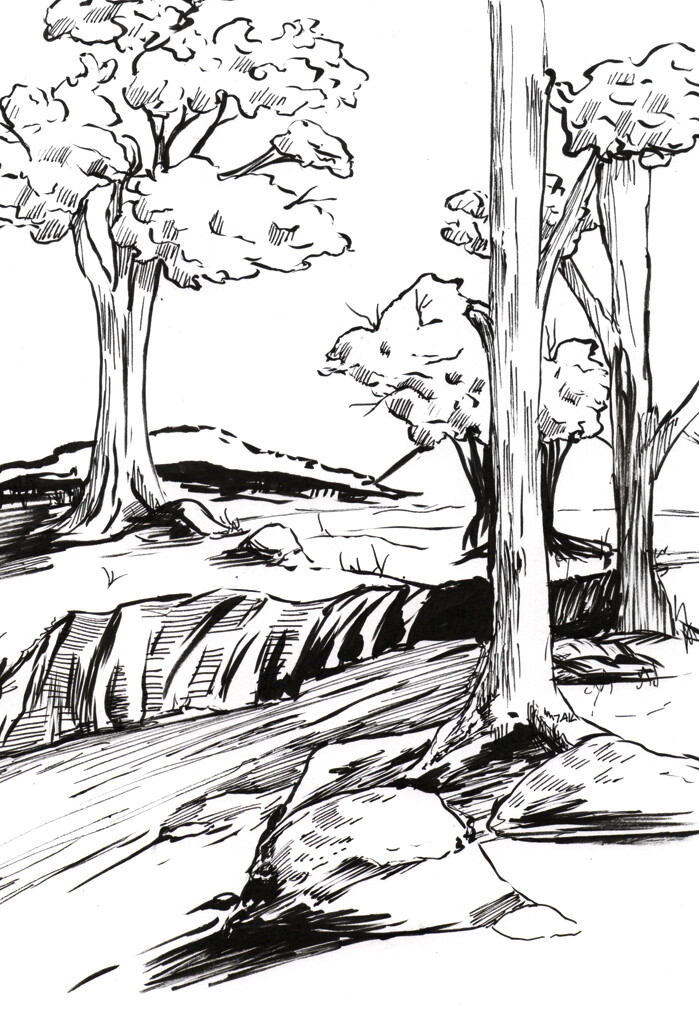 ArtStation - Daily Sketch: Terrain