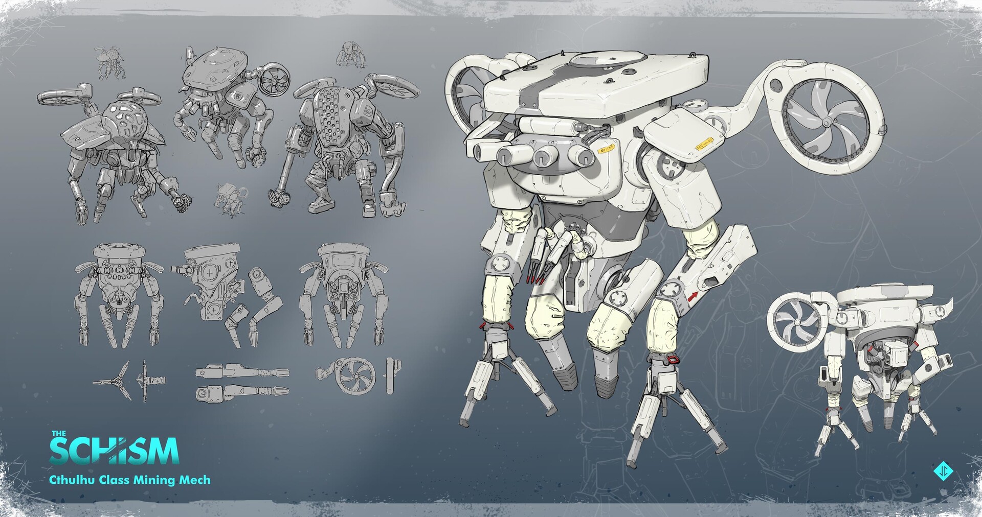 ArtStation - The Schism Mining Vessel.