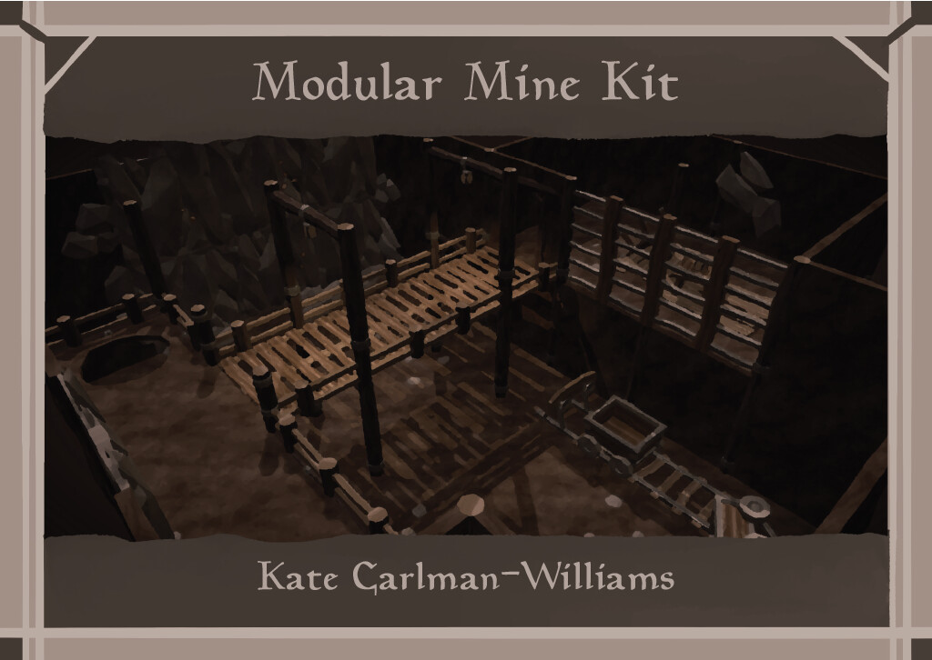 ArtStation - Abandoned Mine - Modular Environment
