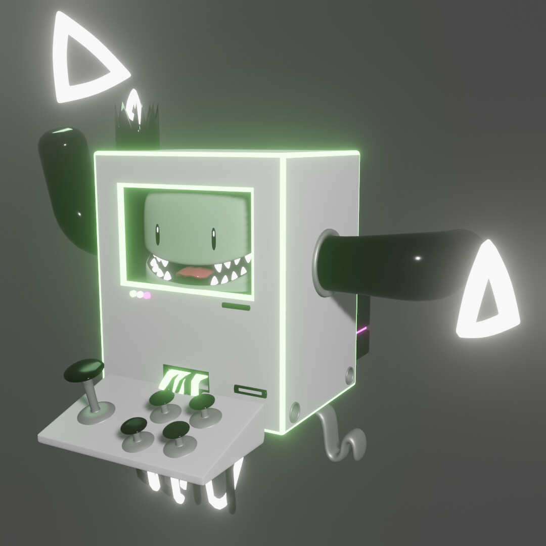 ArtStation - Weird Cute Game Console