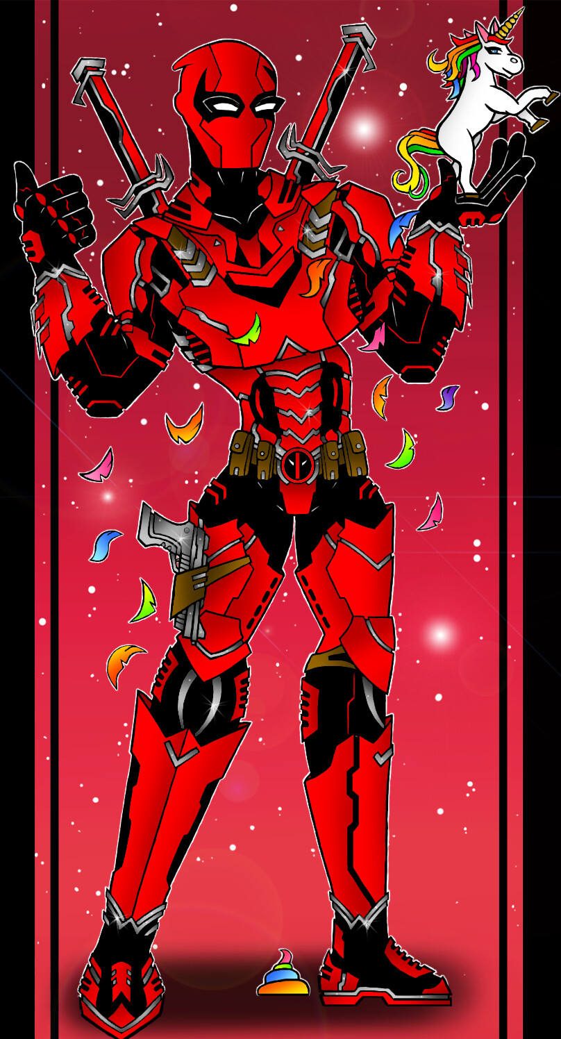 ArtStation - Deadpool My little Friend
