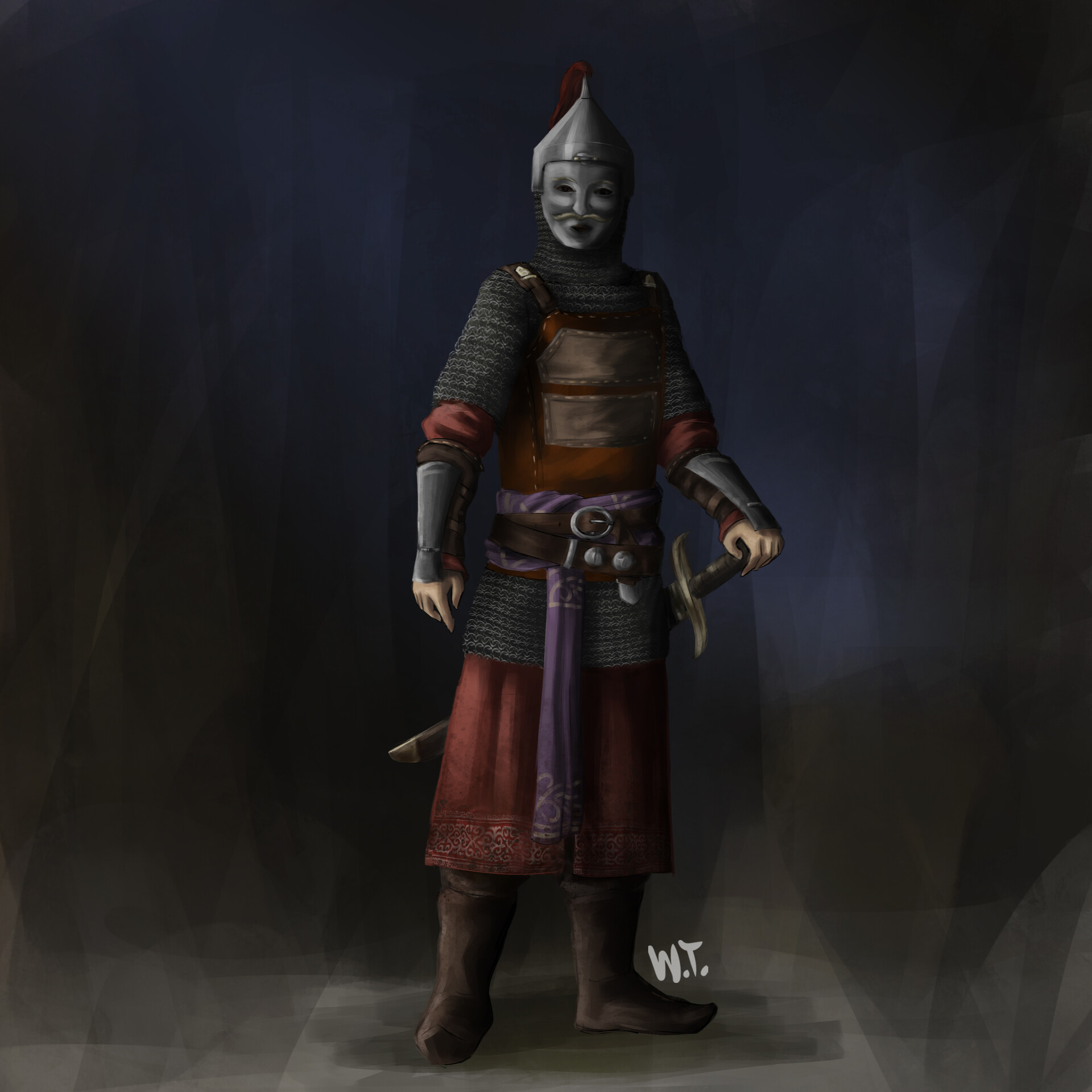 ArtStation - Cuman Kipchak Warrior