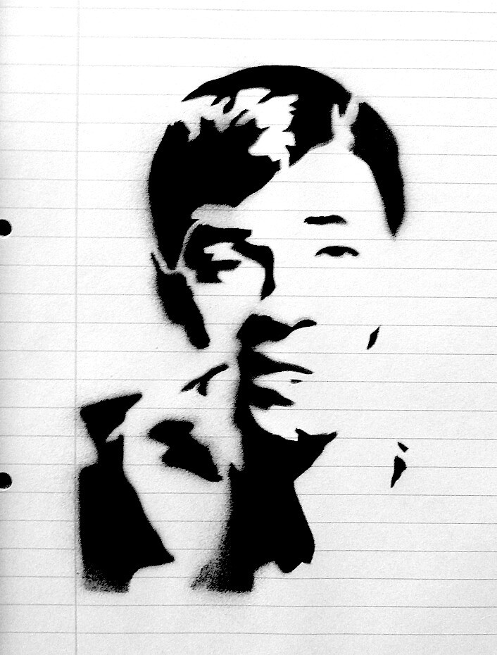 ArtStation - Stencil portrait