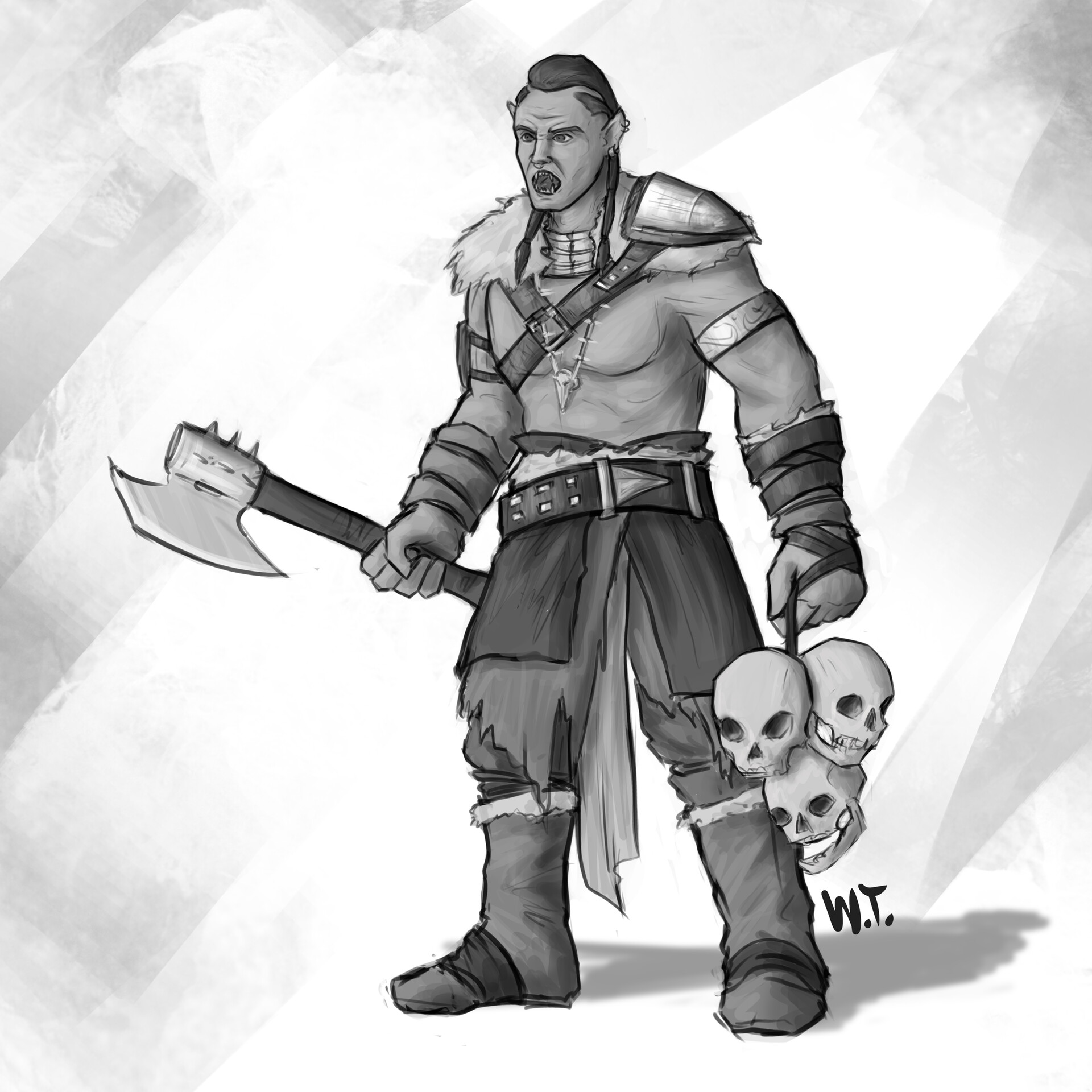 ArtStation - Intimidating Orc