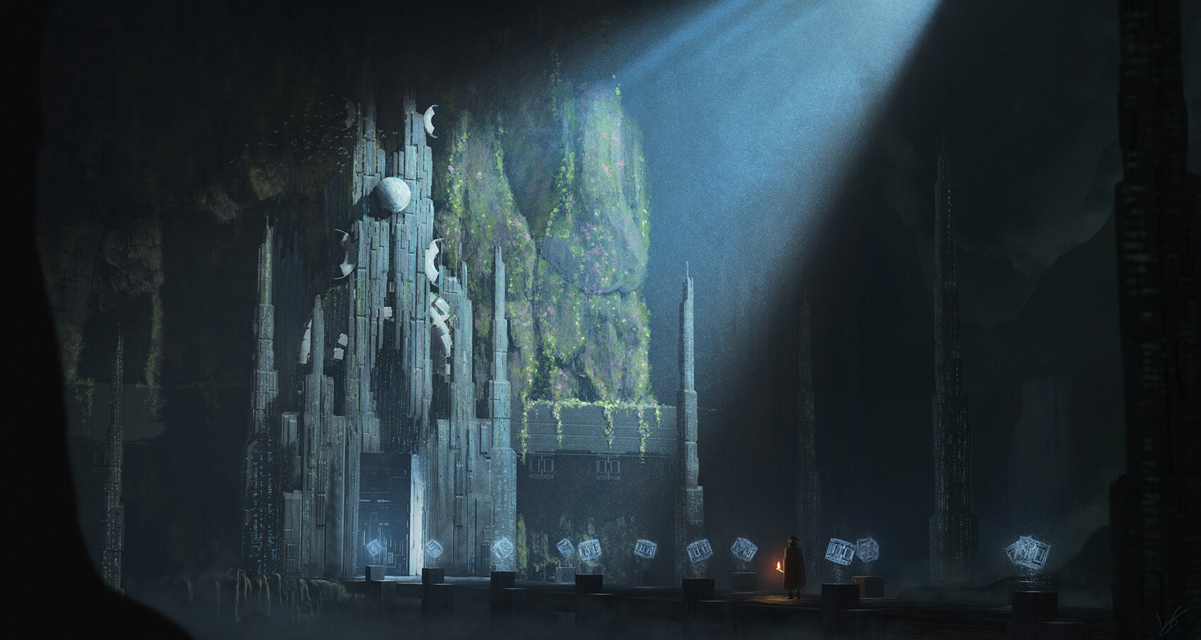 ArtStation - Abandoned sci-fi cathedral
