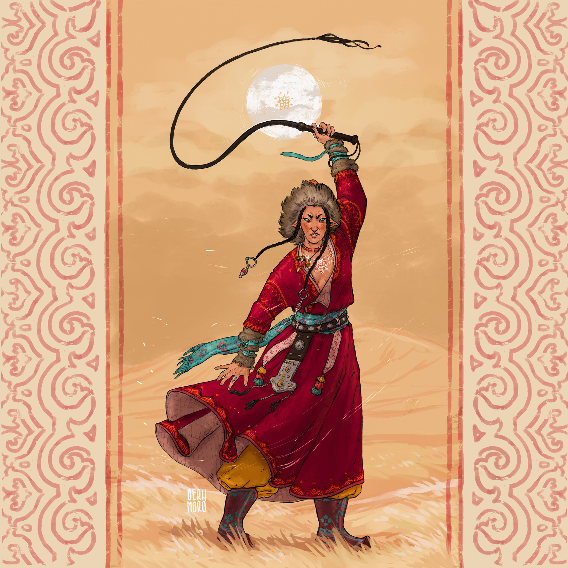 ArtStation - nomad barbarian character - Dundeons and Dragons 5e - Enoa ...