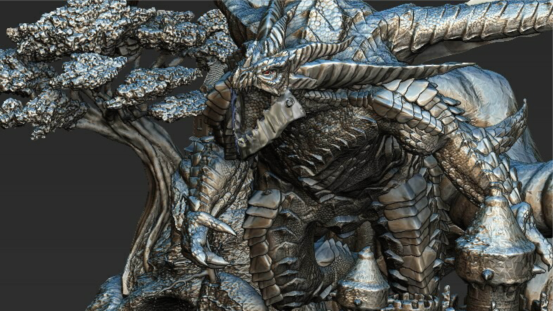 ArtStation - Dragon for World of warcraft (Deathwings)