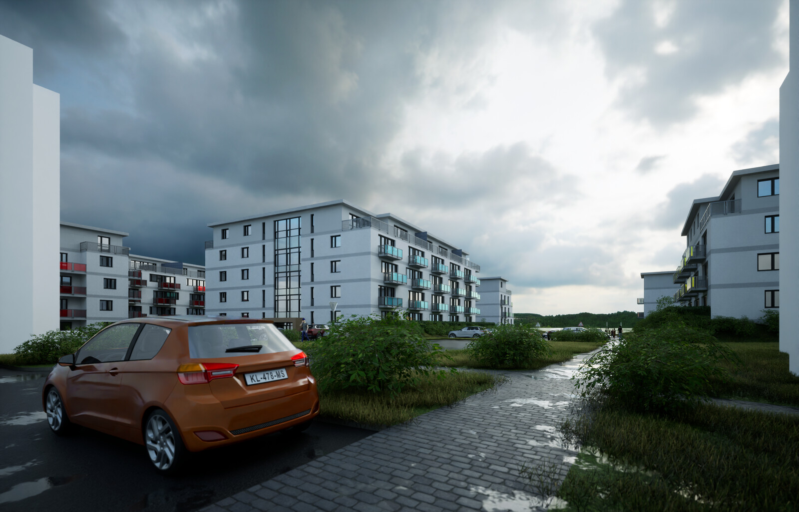 Oldrich Mervart - Complex of residential buildings