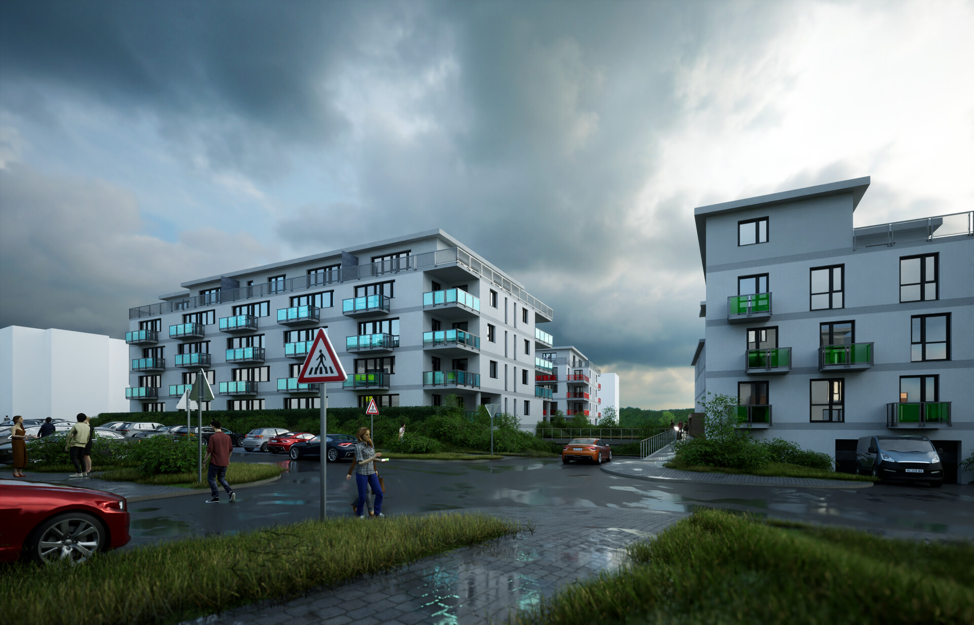 Oldrich Mervart - Complex of residential buildings