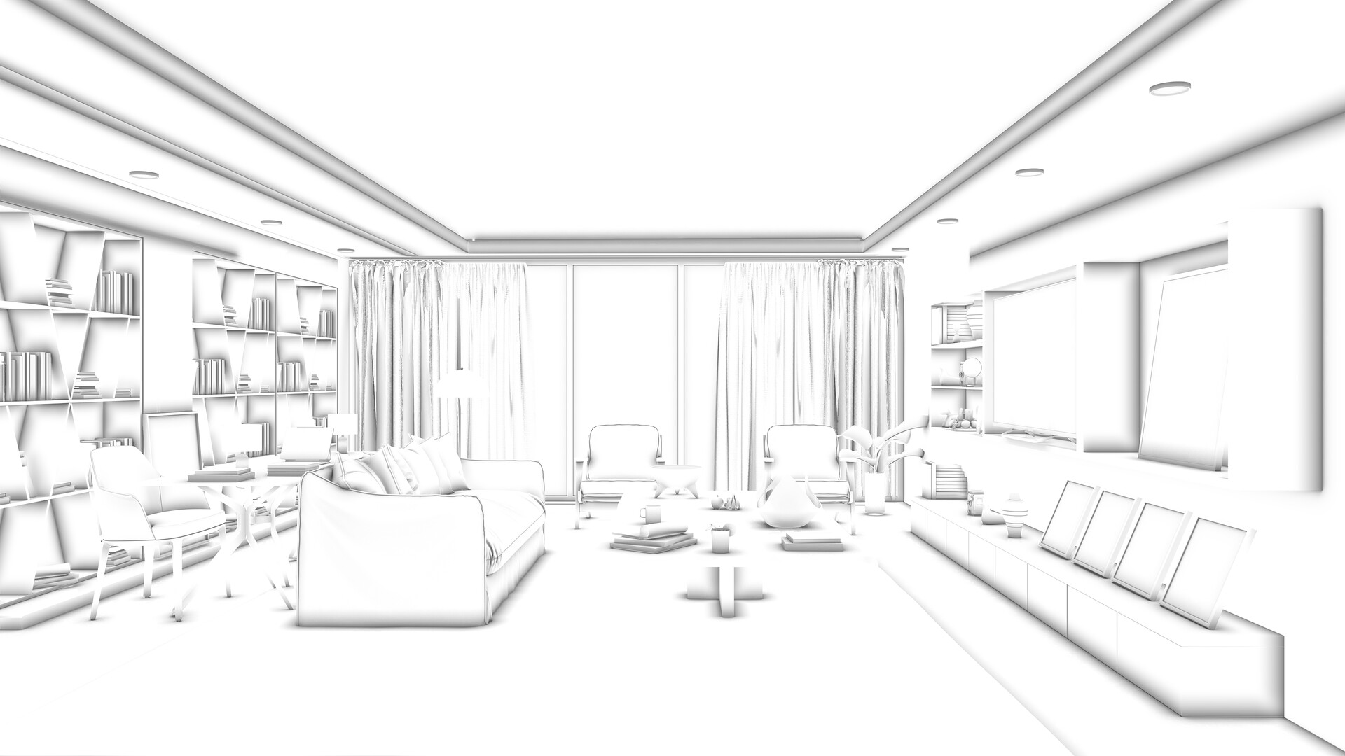 Naman bhatt - interior render