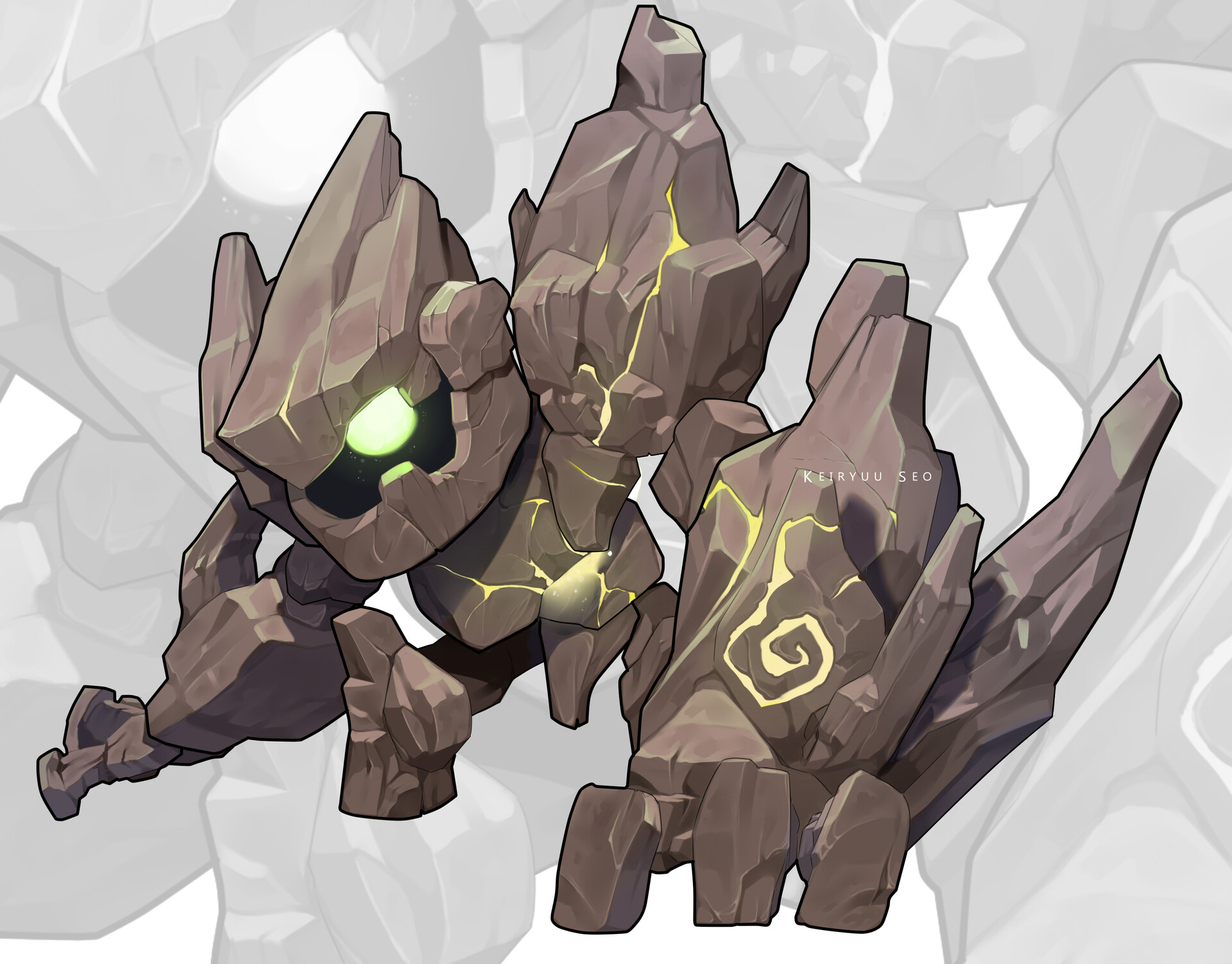 ArtStation - MidKnight Heroes|Golem