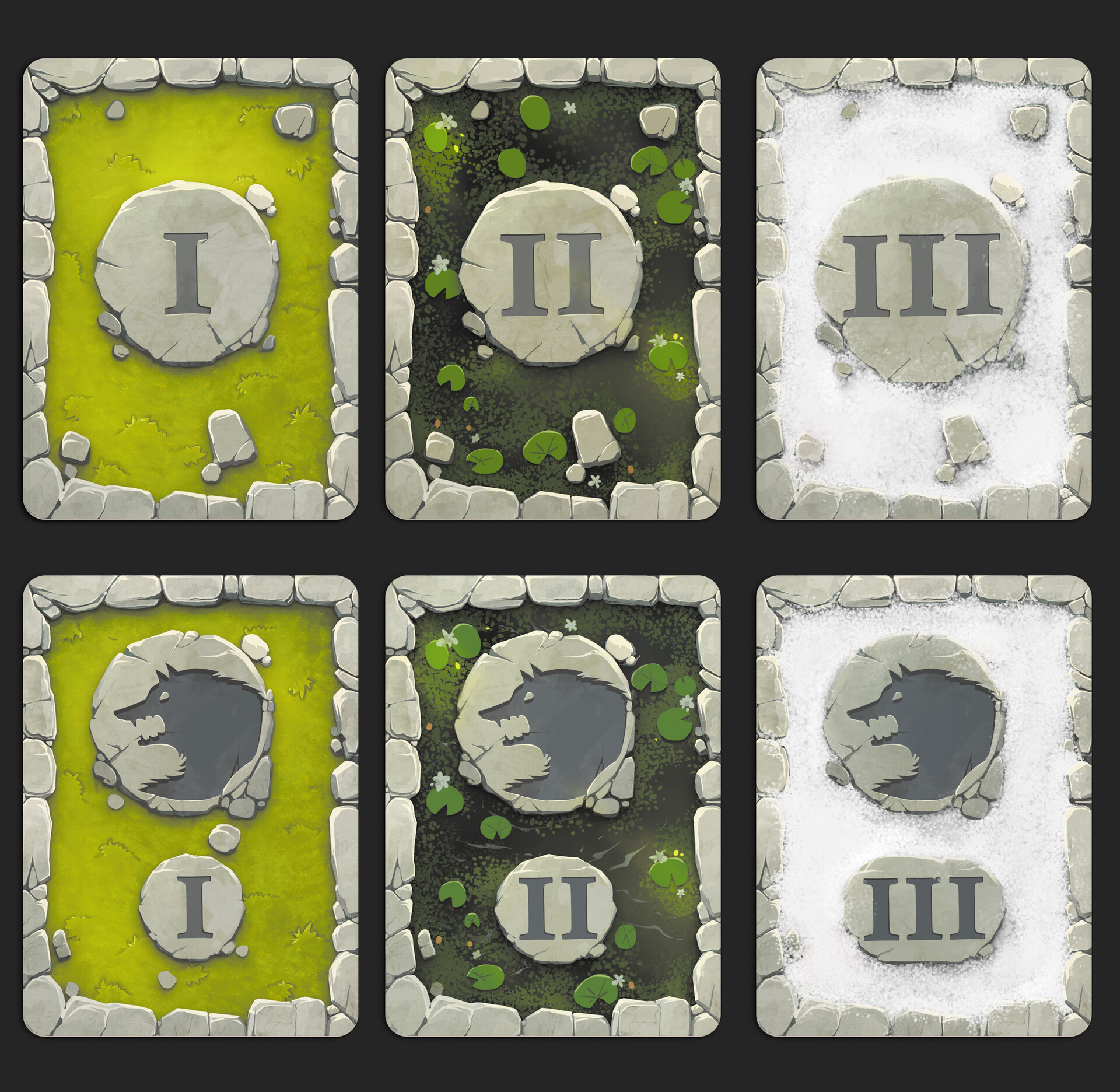 ArtStation - Card shirt and map design for a board game