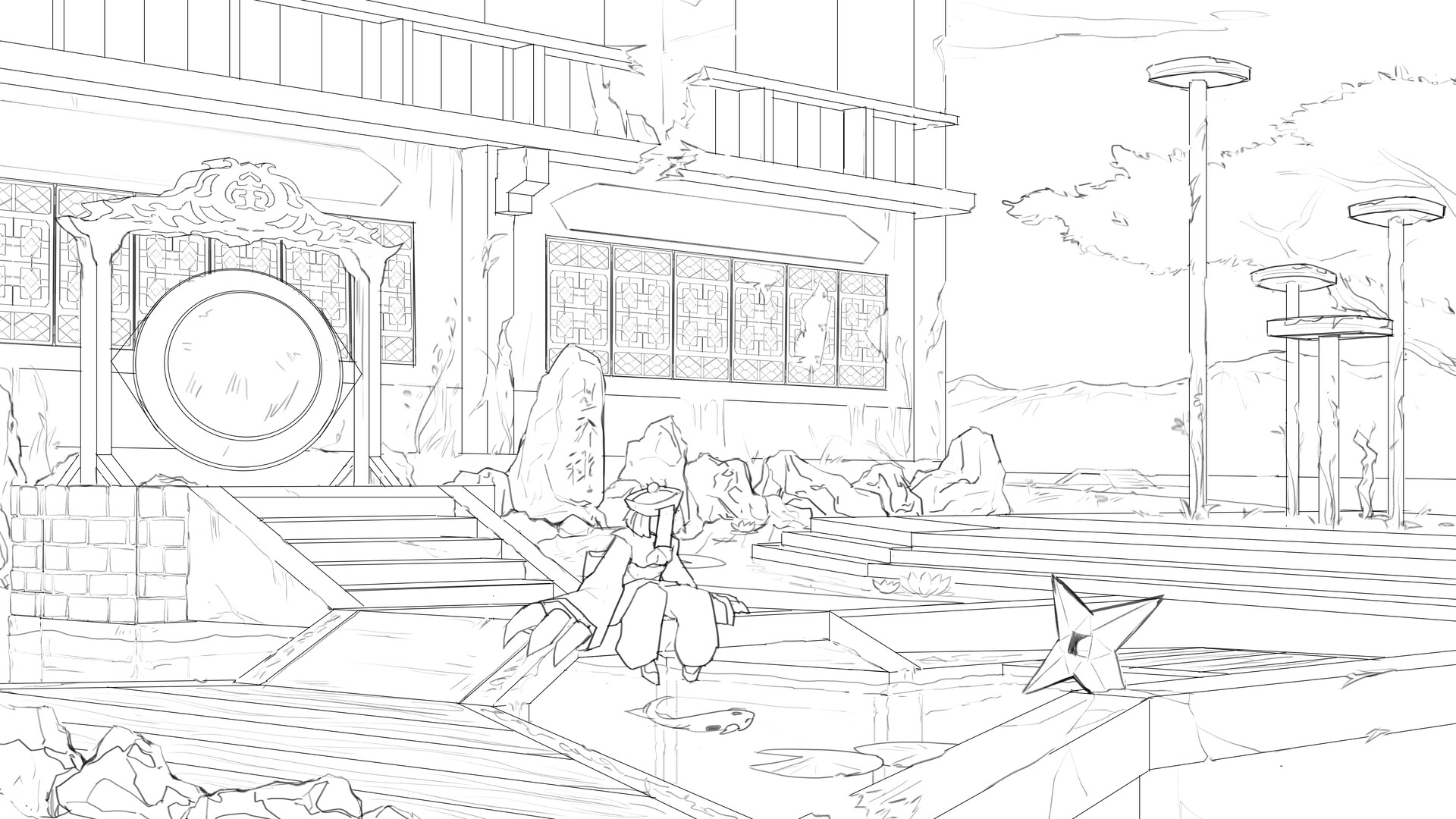 ArtStation - Training Ground Concepts - Lei Lei