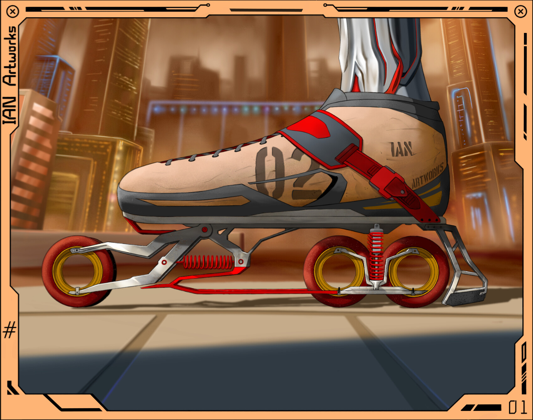 ArtStation - Roller skate