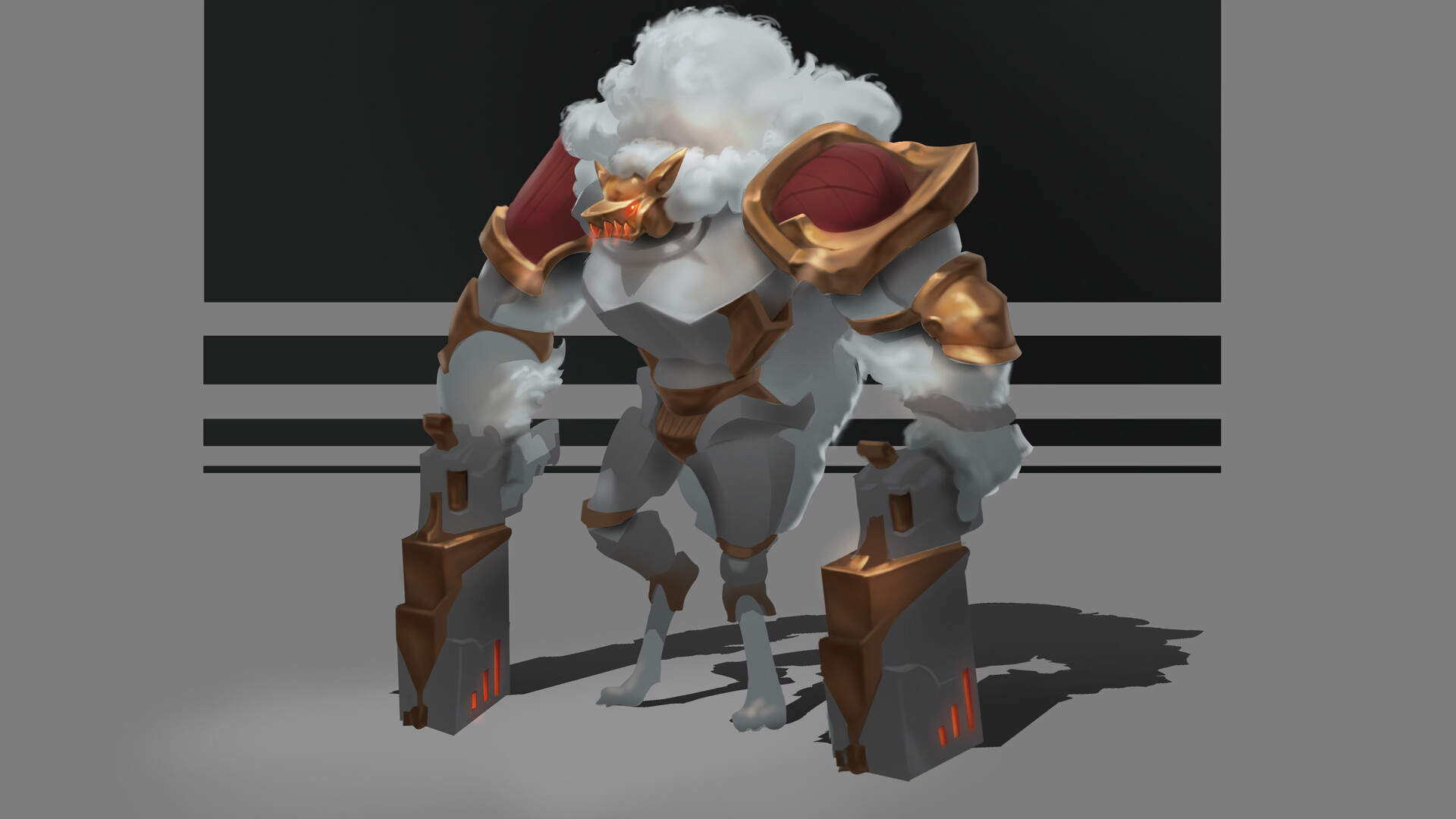 ArtStation - Wolf Soldier