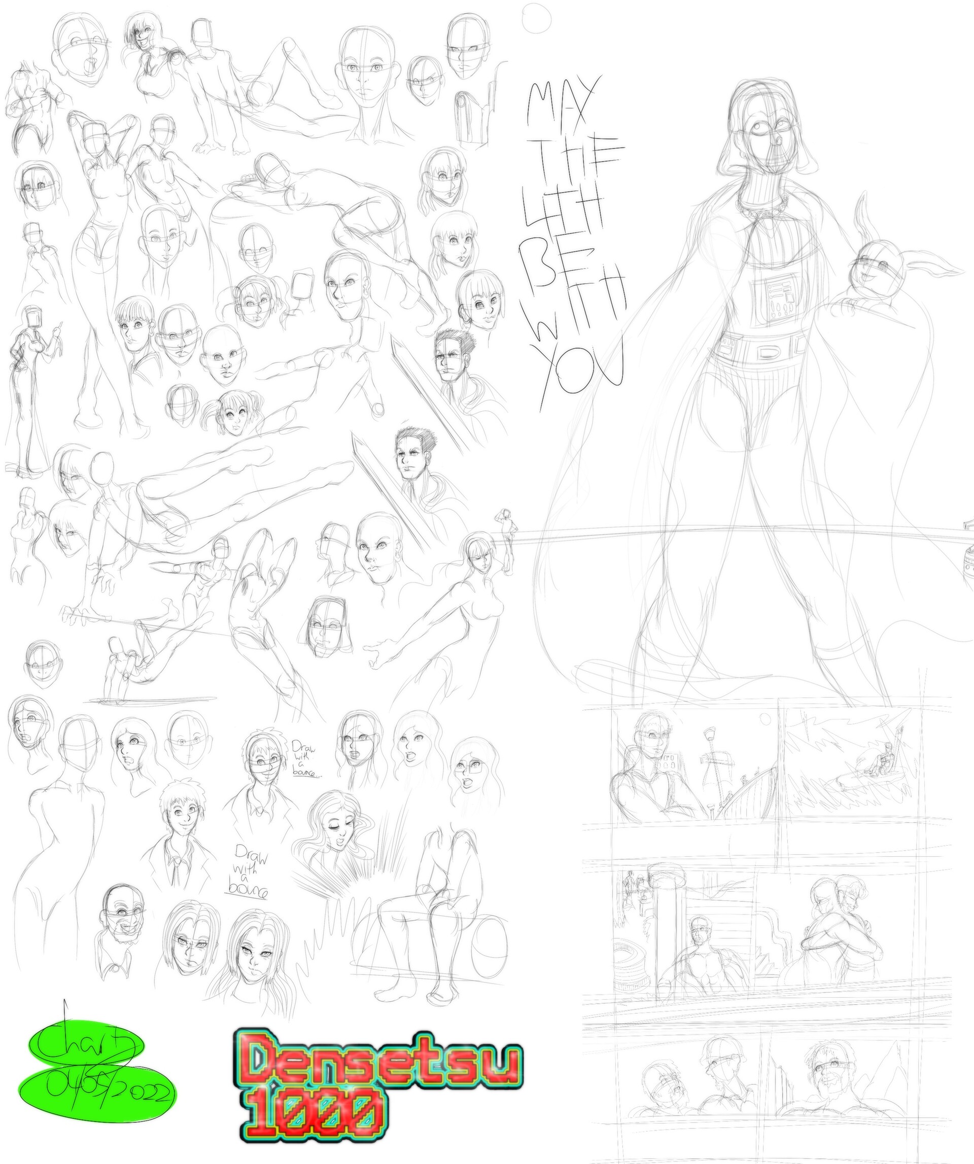 ArtStation - Digital Sketch Practice - May the 4th be with you