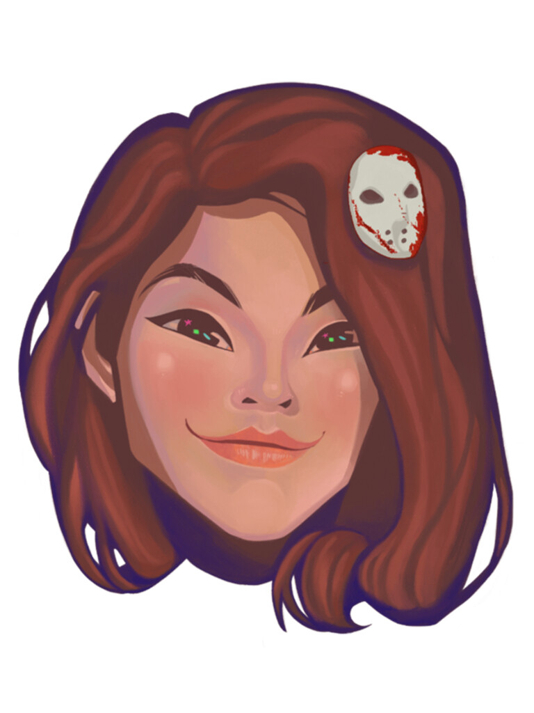 ArtStation - Amigops Sticker 'Valkyrae'