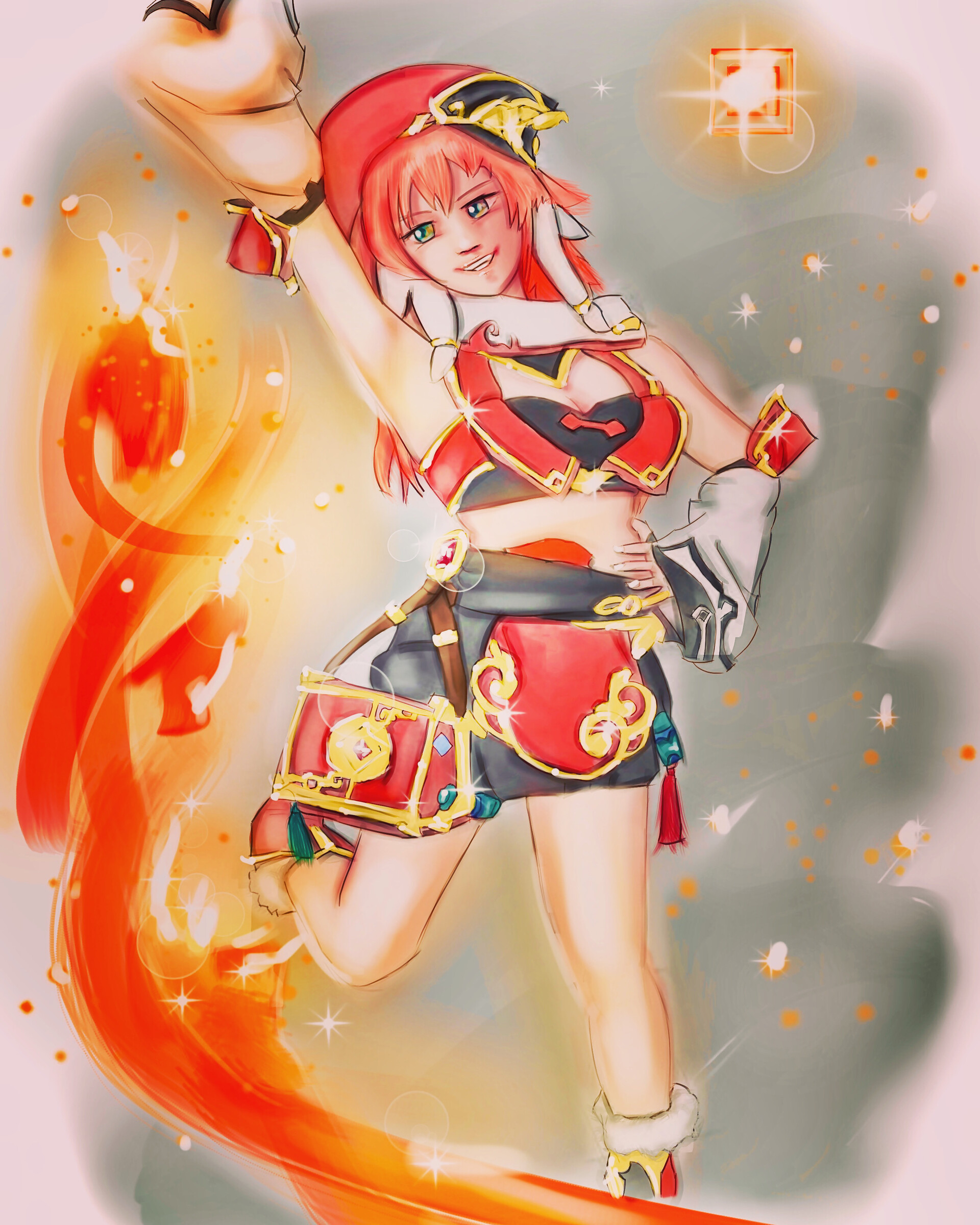 ArtStation - Yanfei from Genshin Impact