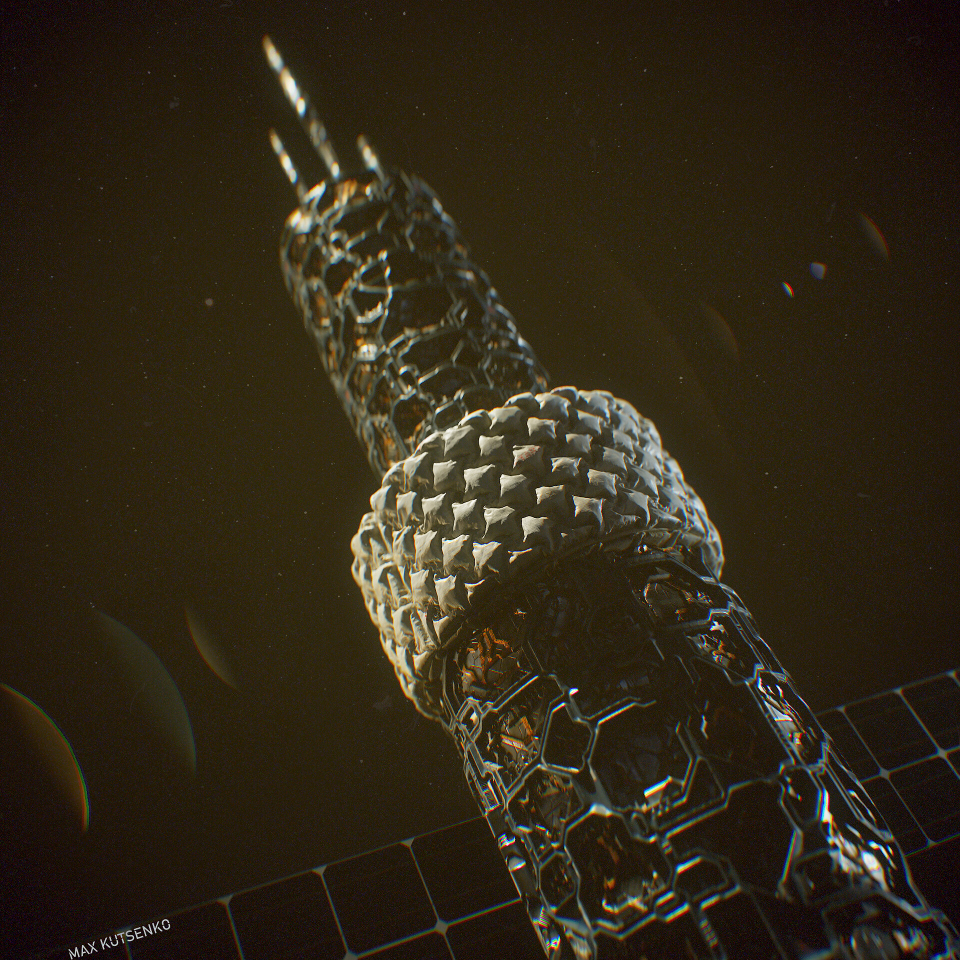 Max Kutsenko - Sci - Fi circuit panel