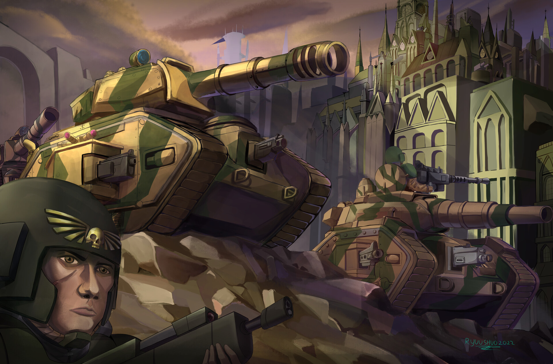 ArtStation - Leman Russ tank